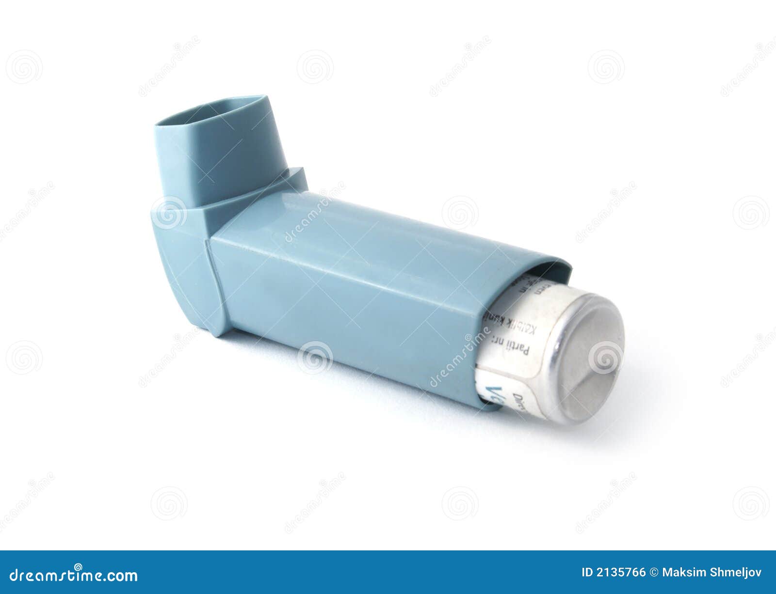 Inhalateur d'asthme photo stock. Image du nécessité, pharmacie - 2135766