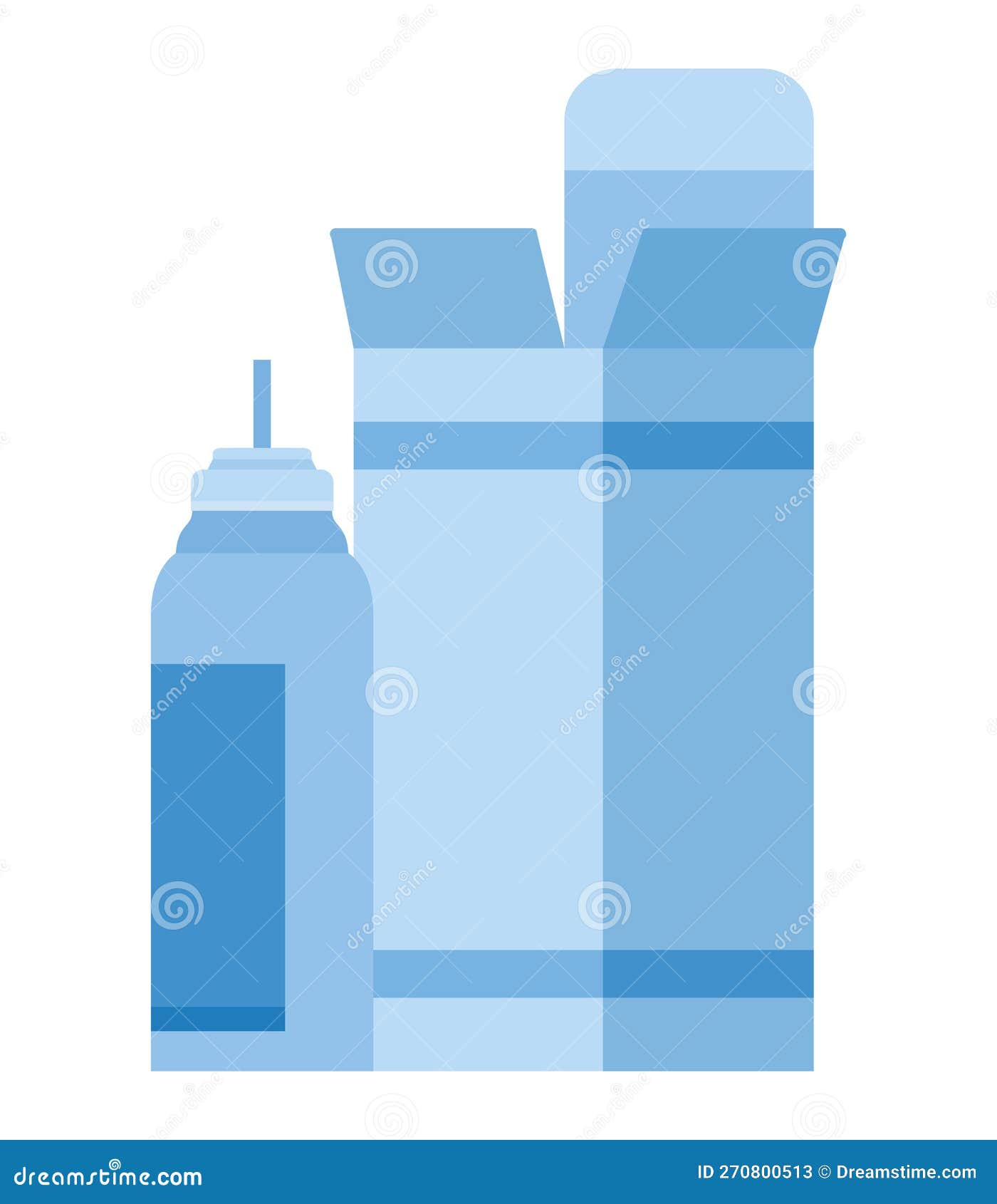 Inhalator box design stock vector. Illustration of medical - 270800513
