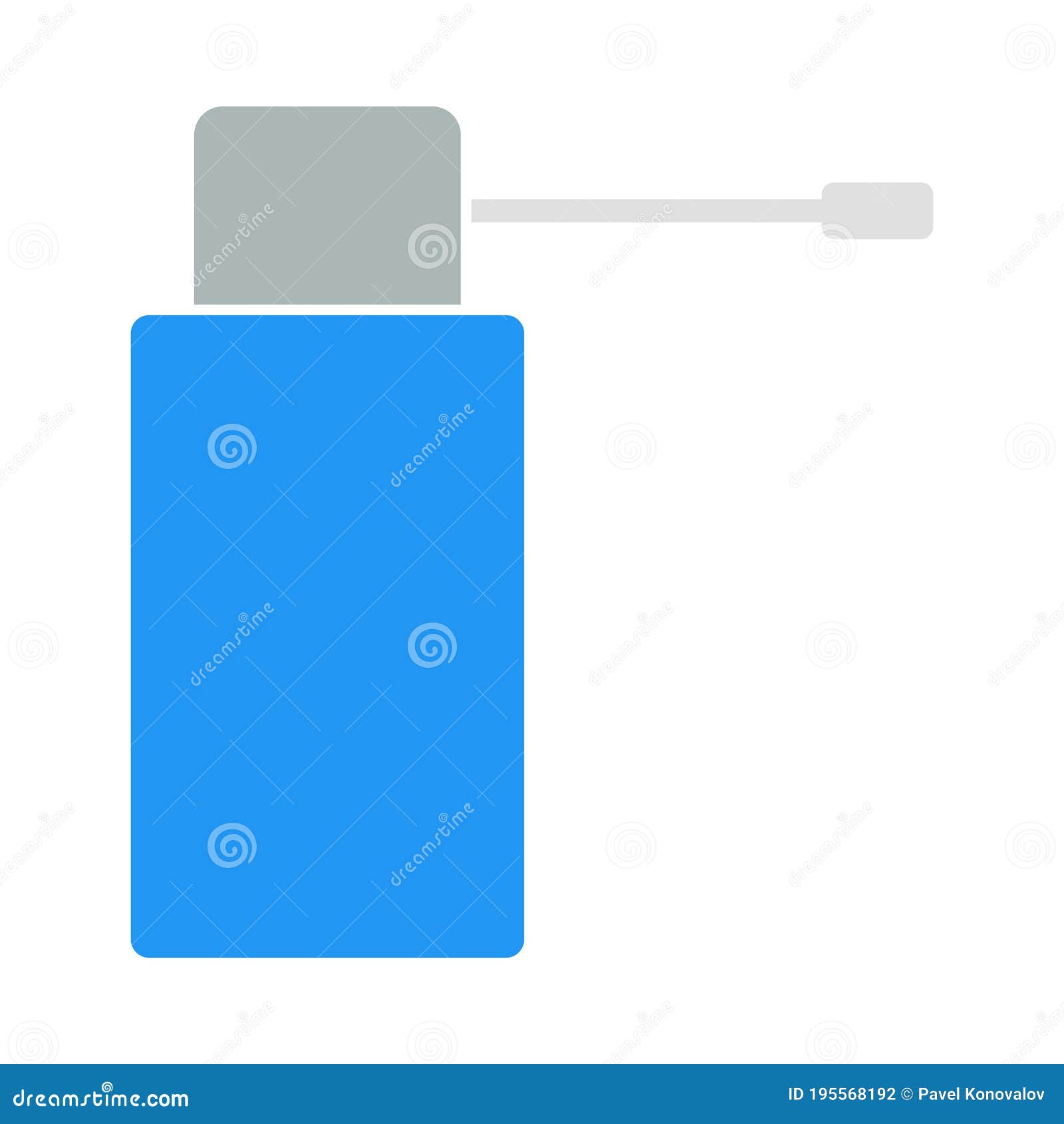 Inhalator Icon stock vector. Illustration of breathing - 195568192