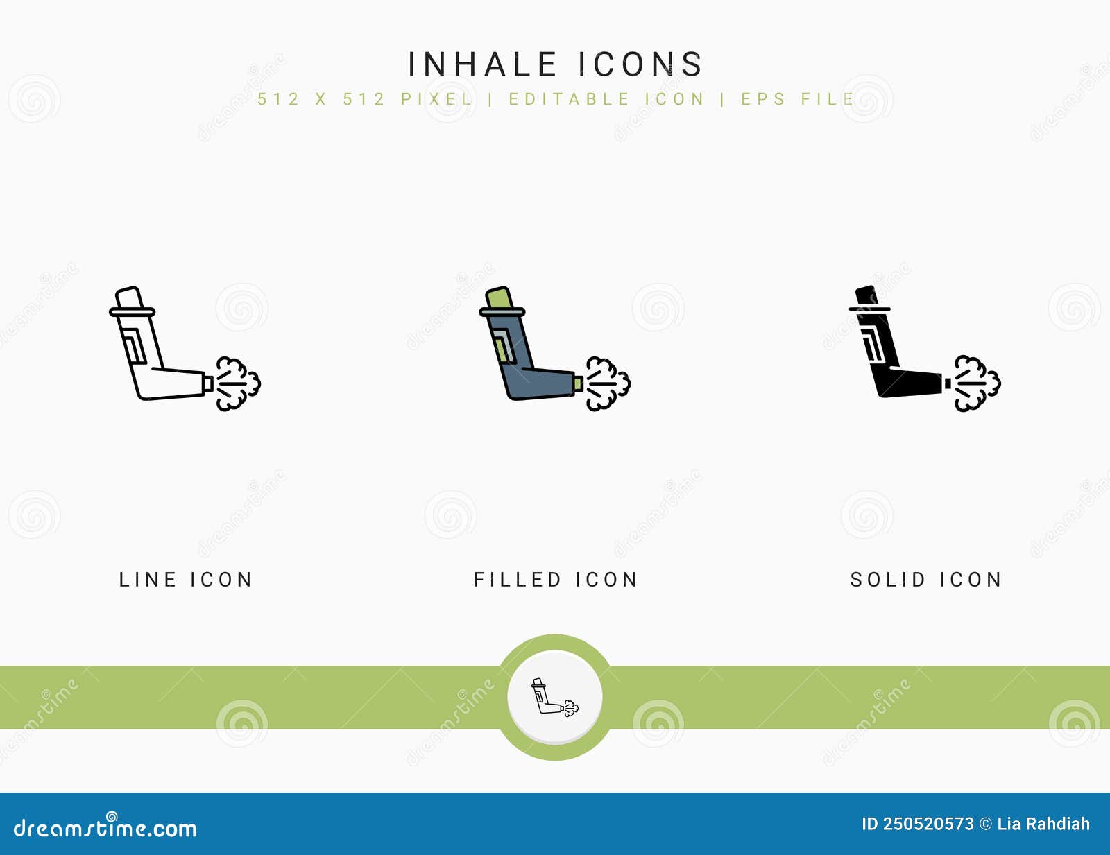 Do Not Inhale Icon, Warning Sign Vector Illustration | CartoonDealer ...