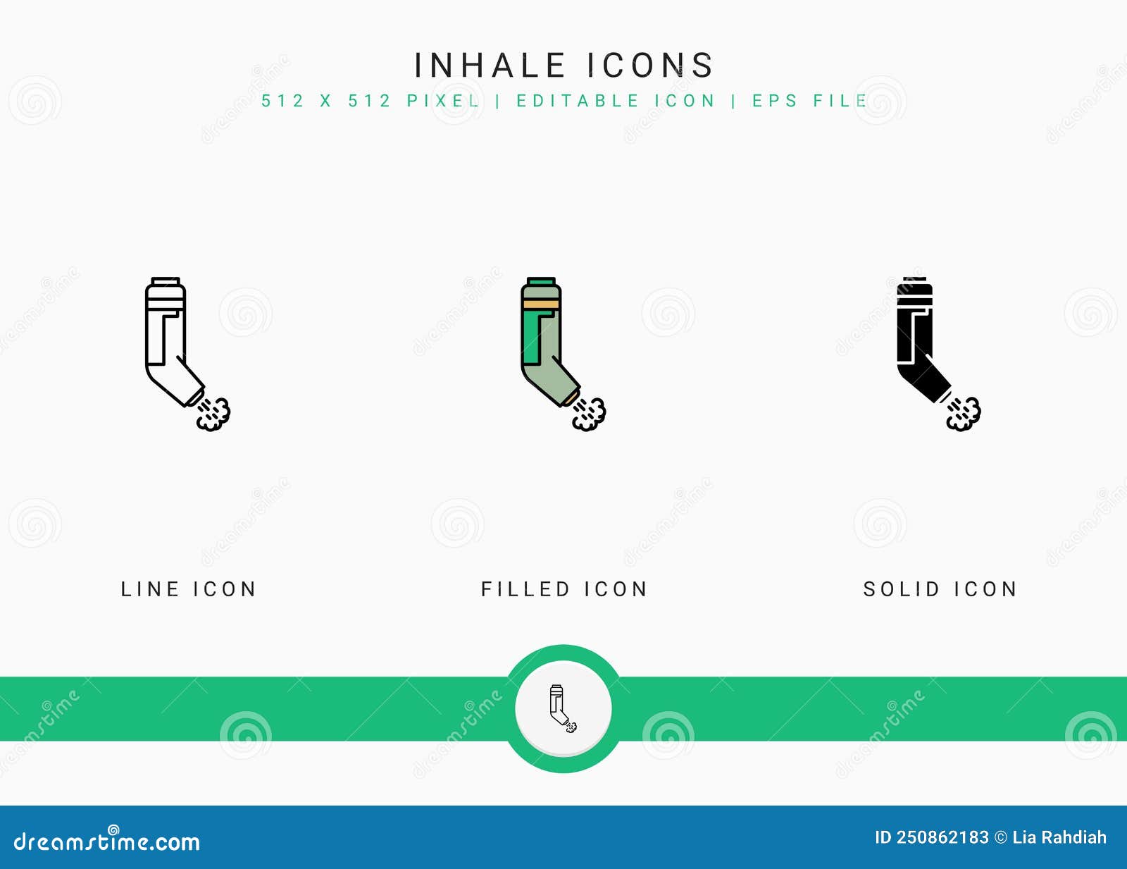 Do Not Inhale Icon, Warning Sign Vector Illustration | CartoonDealer ...