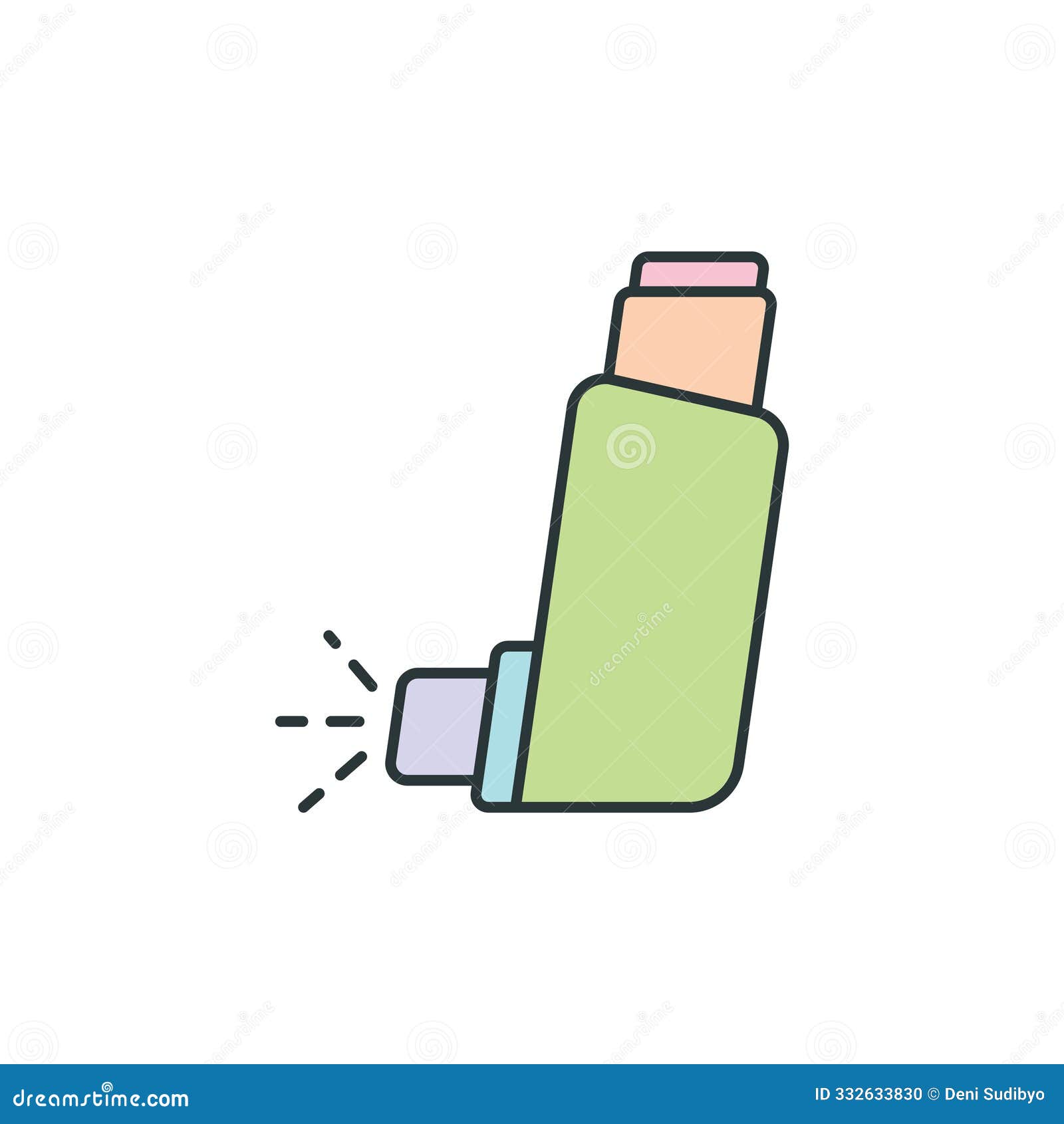 Inhaler Icon Vector Design Templates Simple and Modern Concept Stock ...
