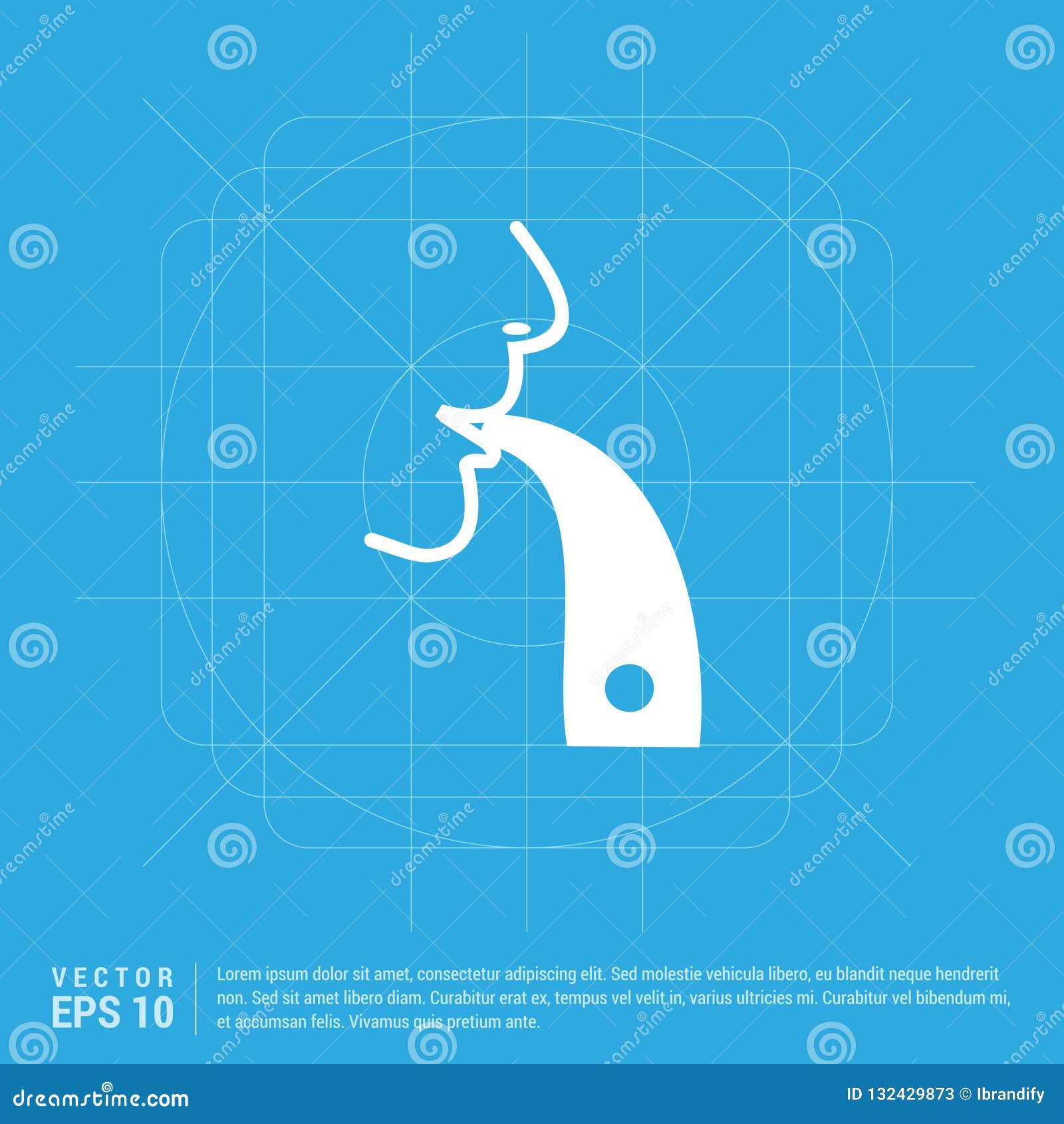 Inhaler icon stock vector. Illustration of dose, disease - 132429873