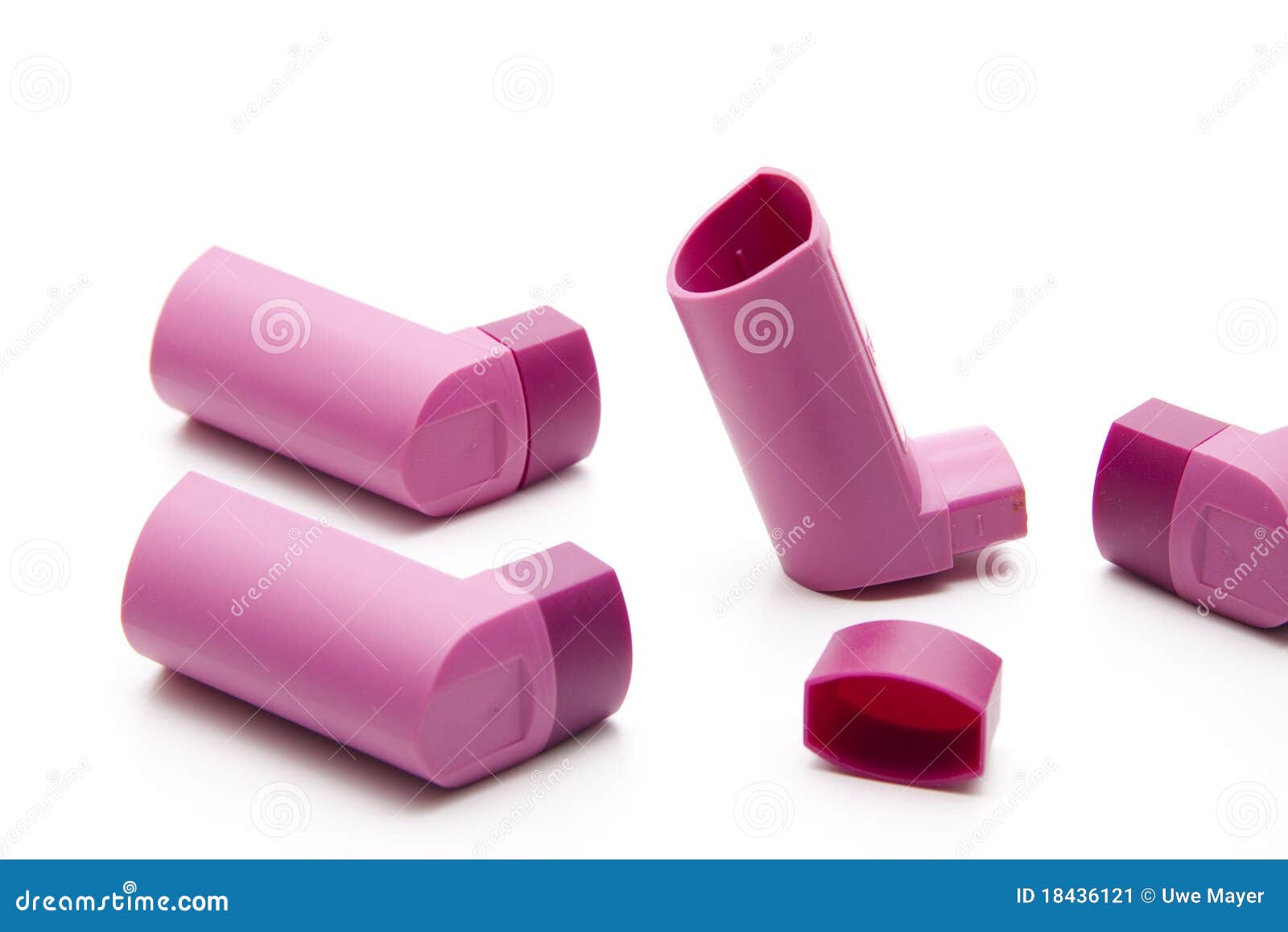Inhalers stock image. Image of isolated, spray, asthma - 18436121
