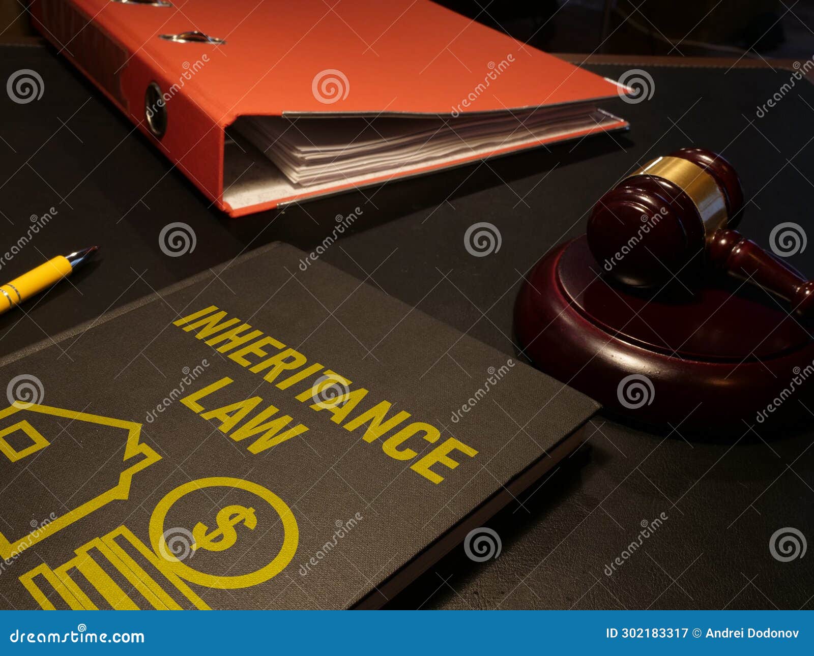 Inheritance Law about Inheritance Tax is Shown Using the Text Stock ...