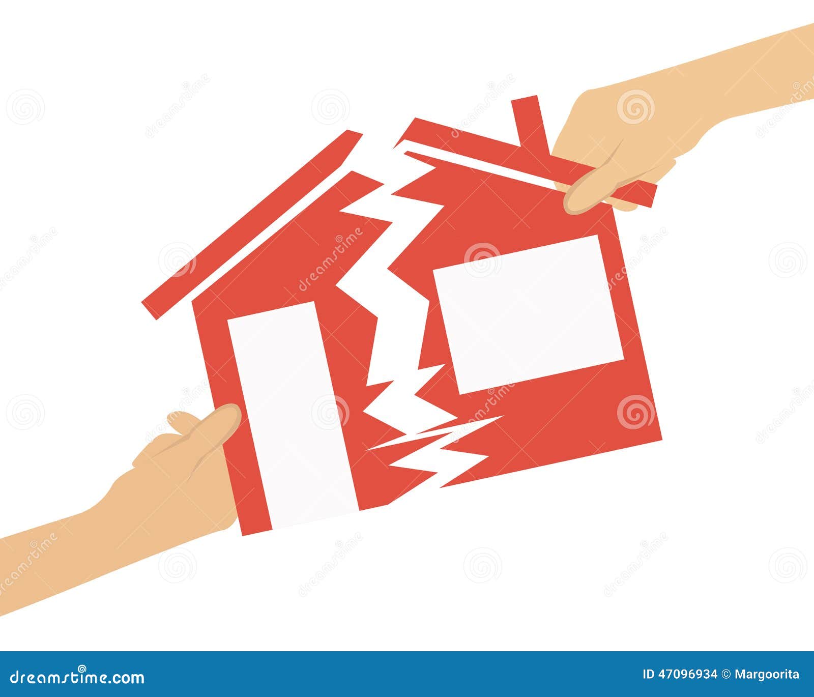 Inheritance stock vector. Illustration of comics, divide - 47096934