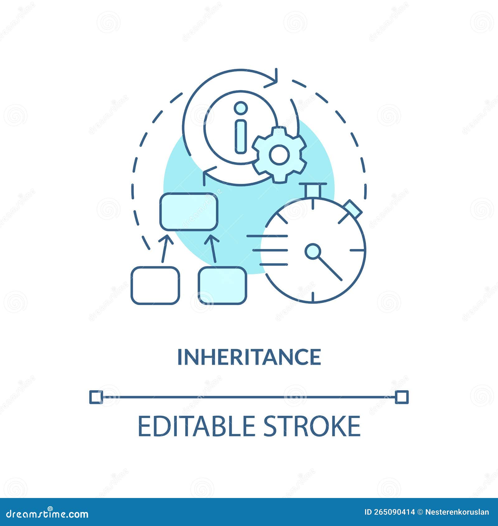 Inheritance Turquoise Concept Icon Stock Vector - Illustration of ... Inheritance Turquoise Concept Icon Stock Vector - Illustration of ...