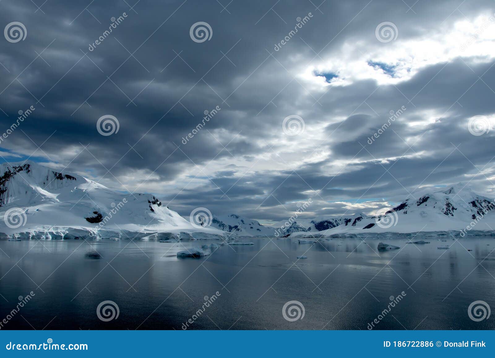 The Inhospitable Terrain of Antartica Stock Photo - Image of nature ...