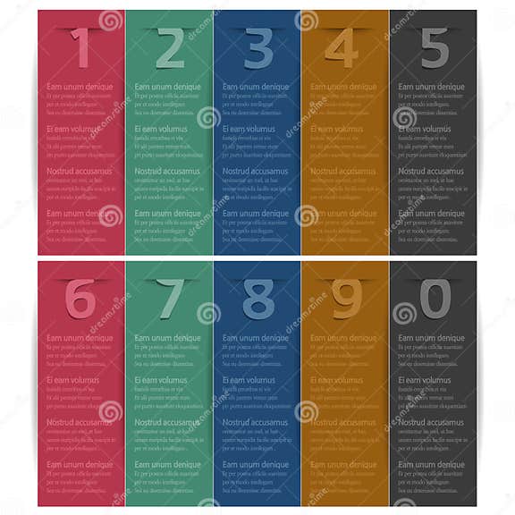 Inhoudstafel vector illustratie. Illustration of aantallen - 64058298