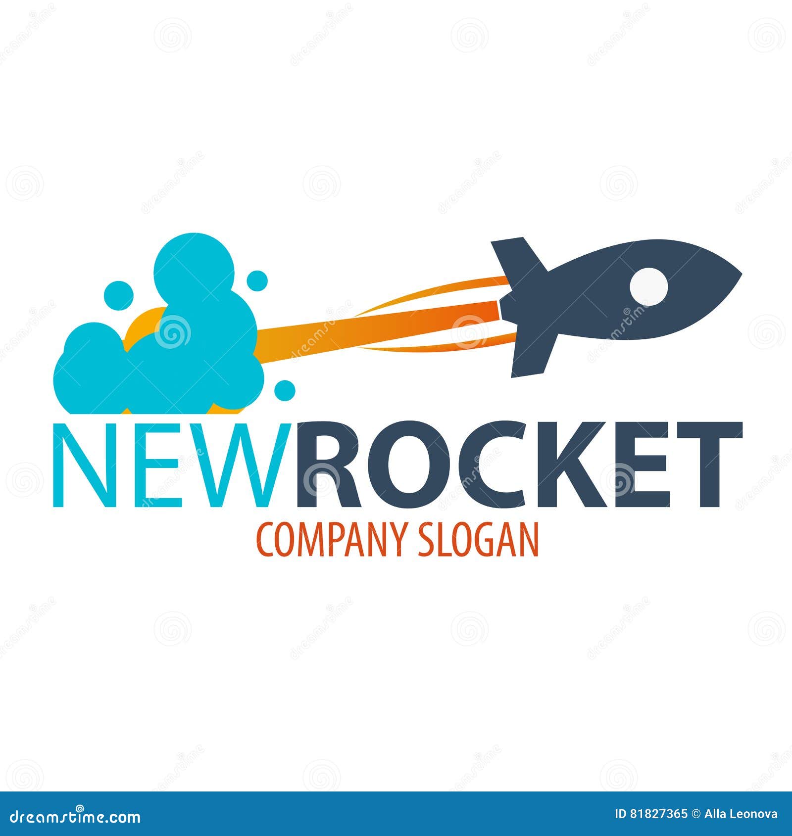 Inicio De Rocket Negocios Logotipo De Rocket Stock de ilustración - Ilustración de cohete ...