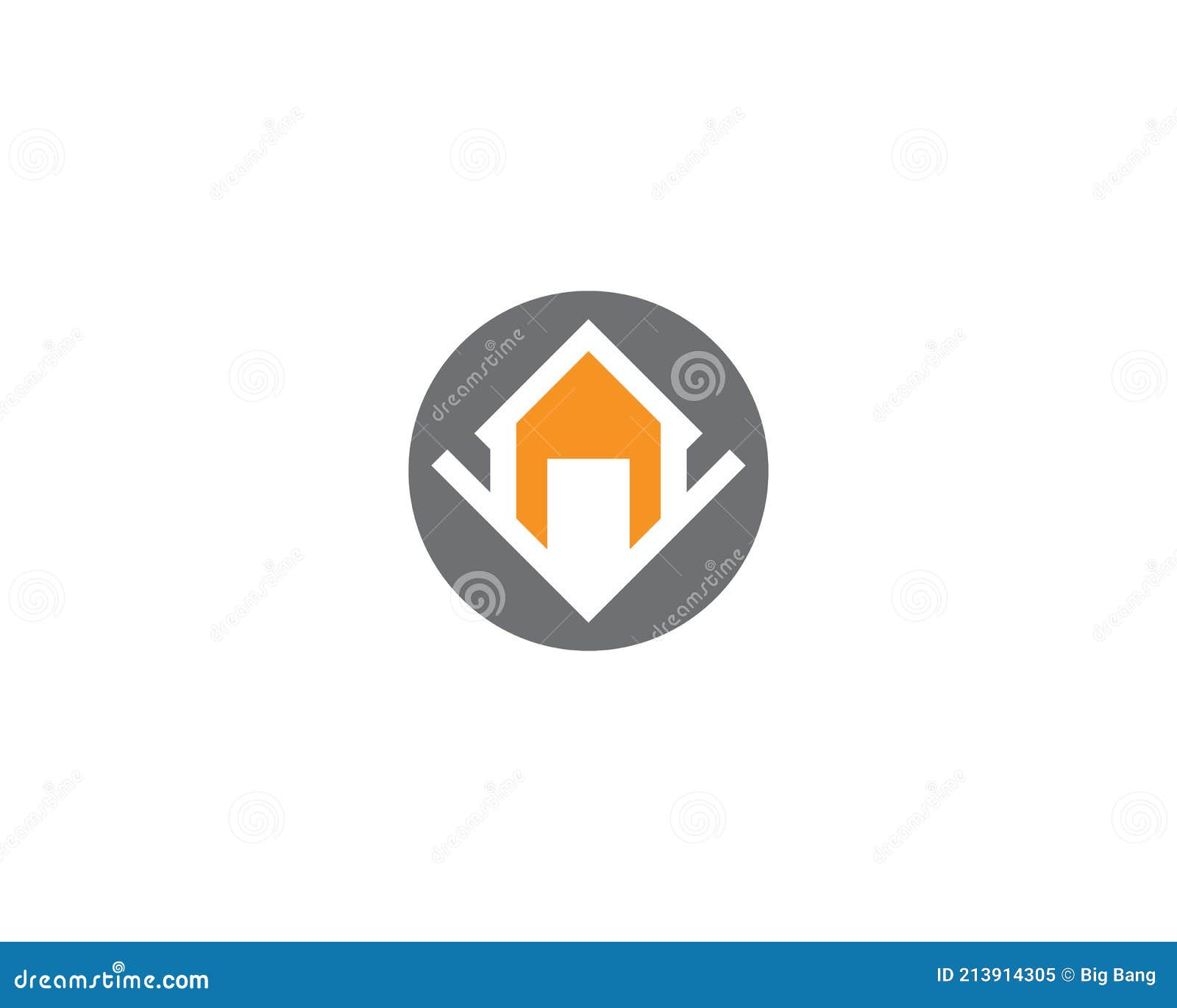 Inicio Logo Vector Icono Plantilla Ilustración del Vector - Ilustración ...