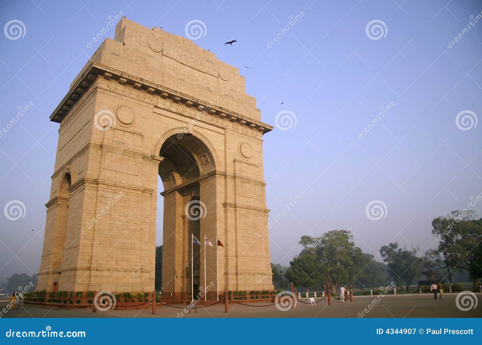 Inida Gate in the Evening Sky, Delhi Stock Image - Image of historical ...