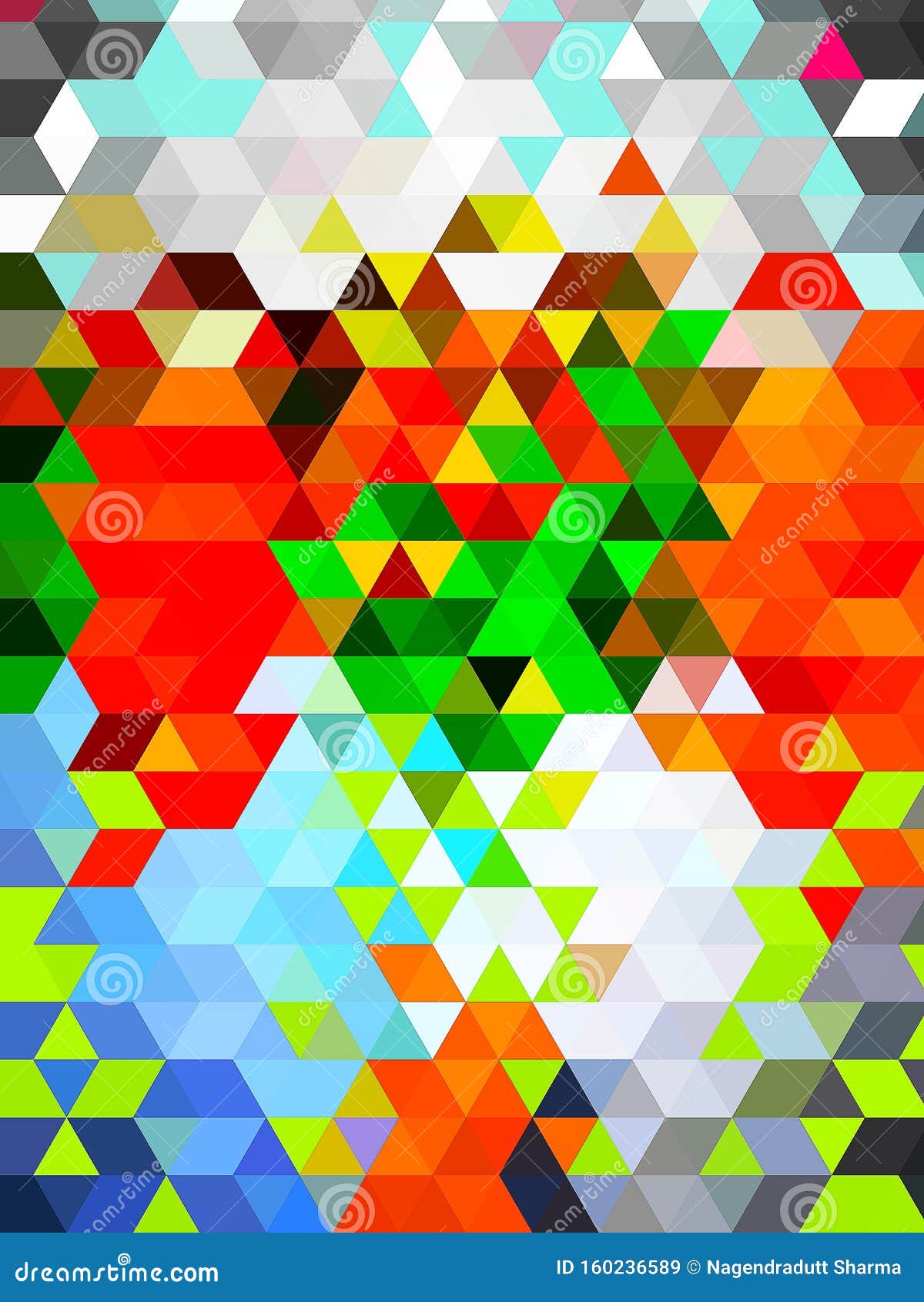 An Inimitable Pretty Graphical Design of Colored 3D Squares Stock ...