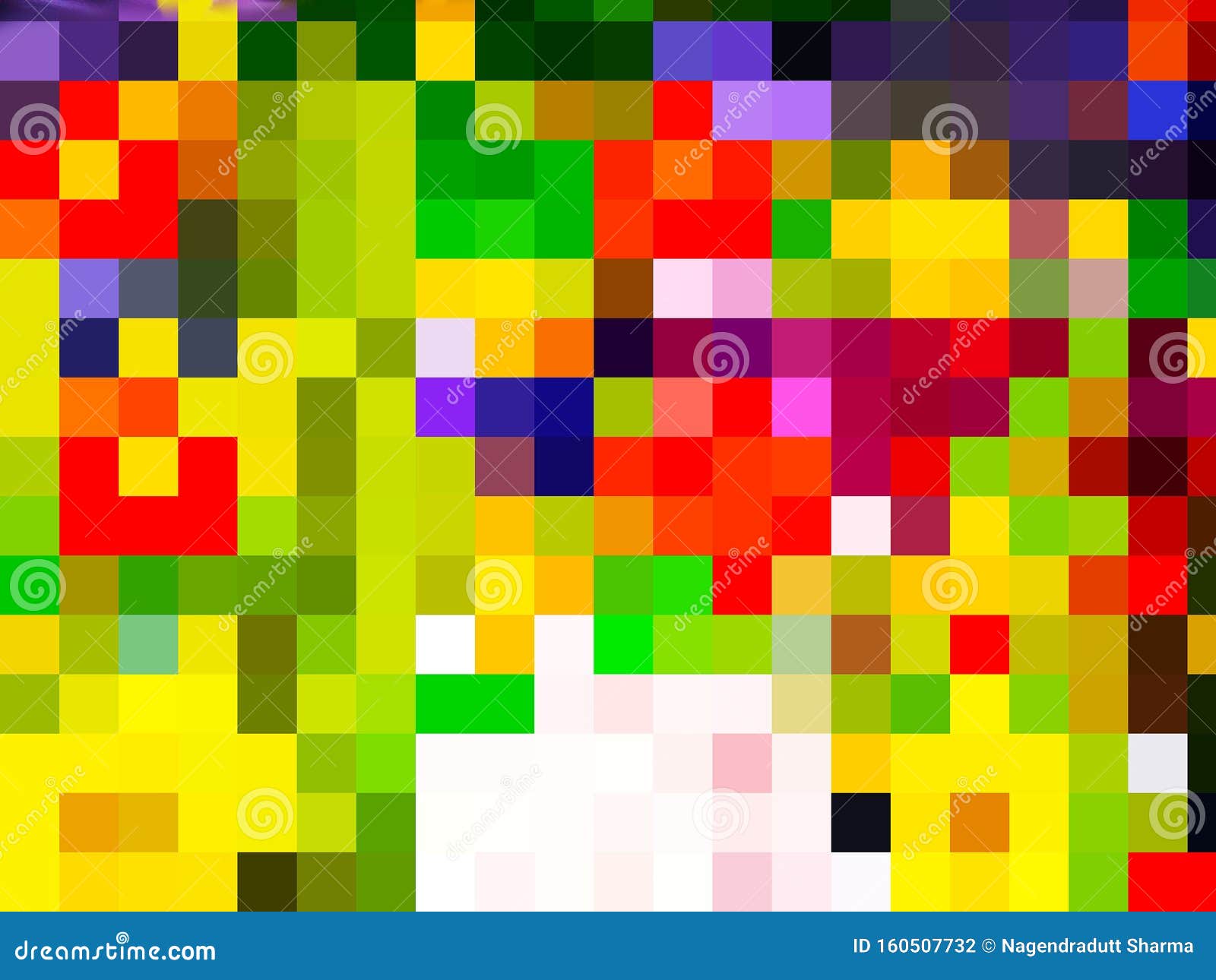 An Inimitable Pretty Graphical Design Of Colored 3D Squares Stock Image ...