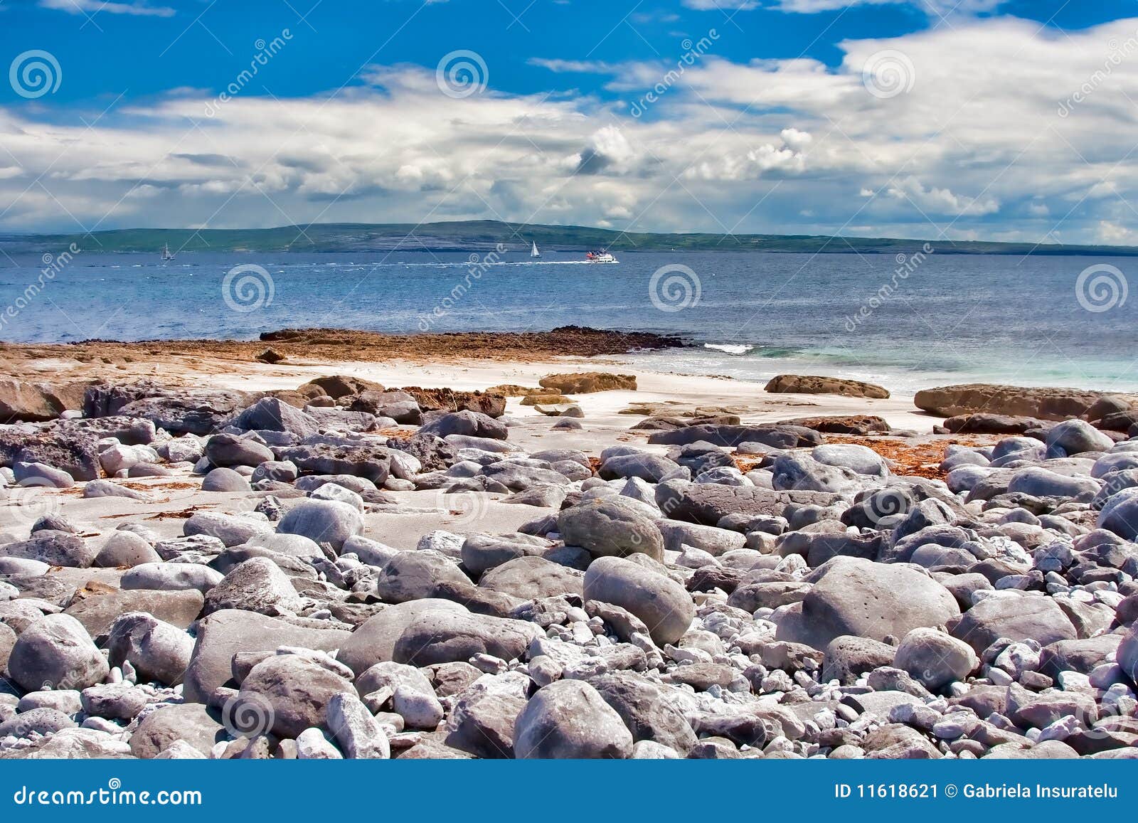 Inisheer Island stock image. Image of stone, water, ocean - 11618621
