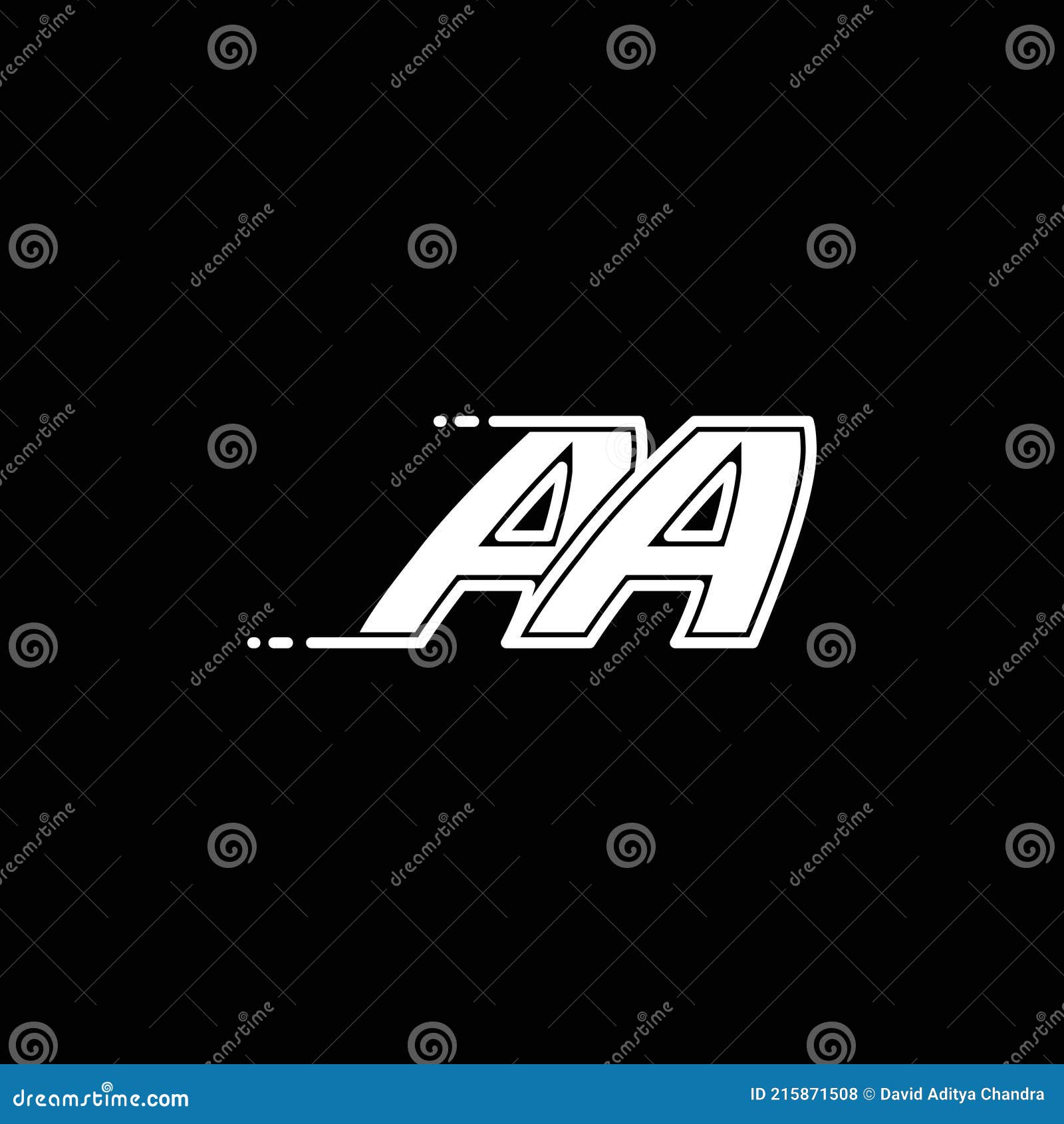 Initial AA Logo Design with Shape Style, Logo Business Branding Stock ...