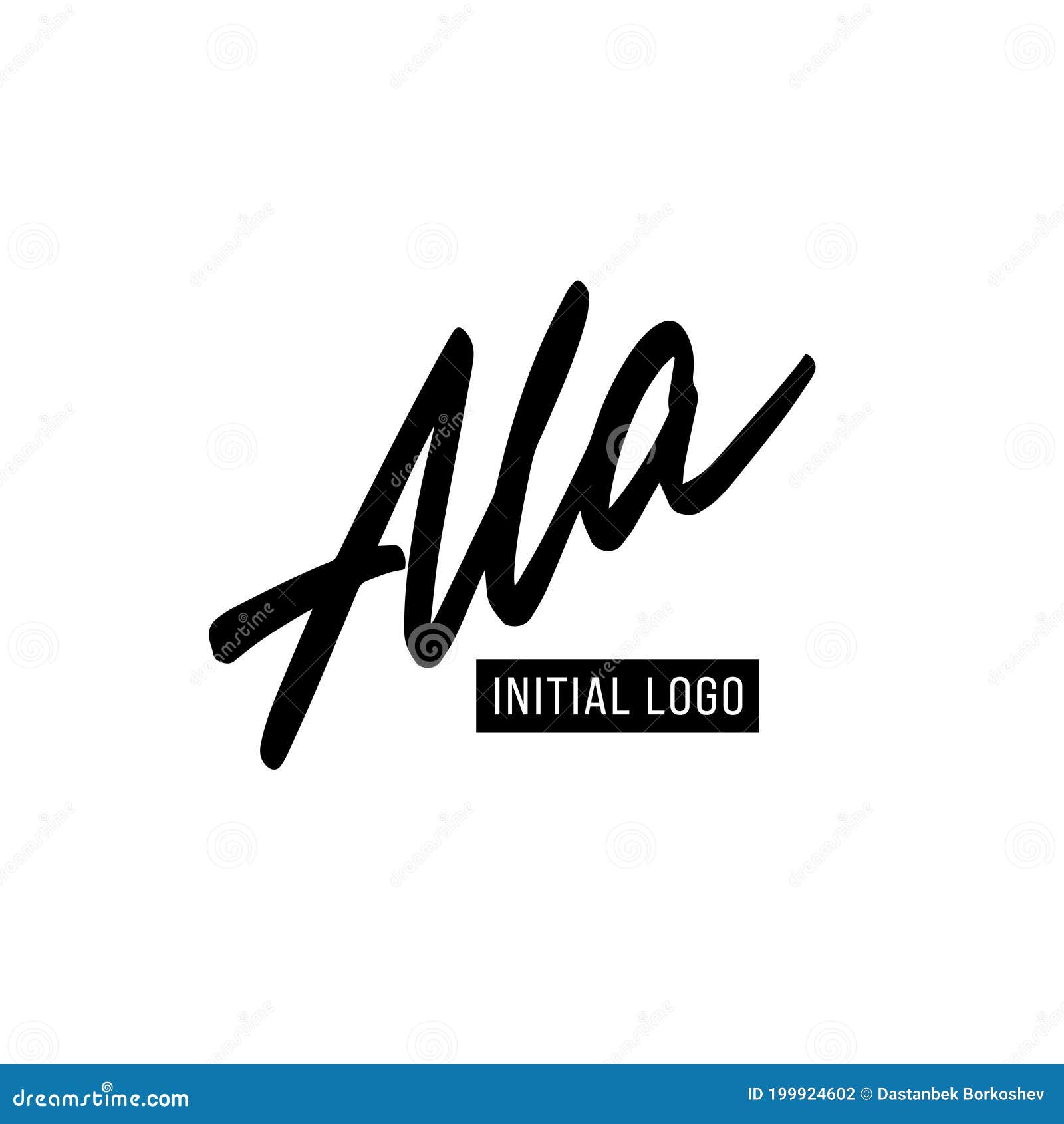 Initials-02-01 stock illustration. Illustration of communication ...