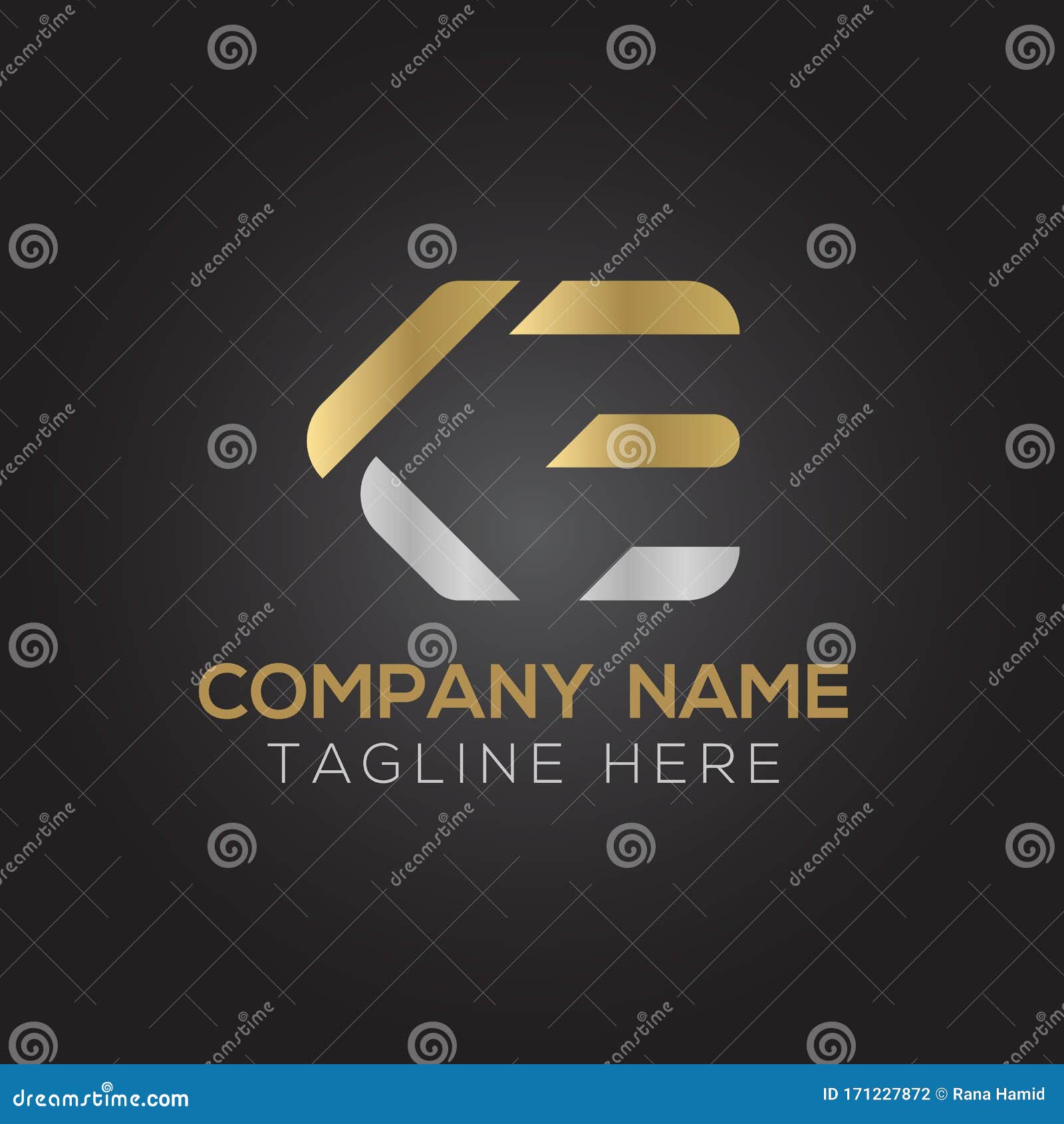 Initial ALphabet KE Logo Design Vector Template. Abstract Letter KE ...