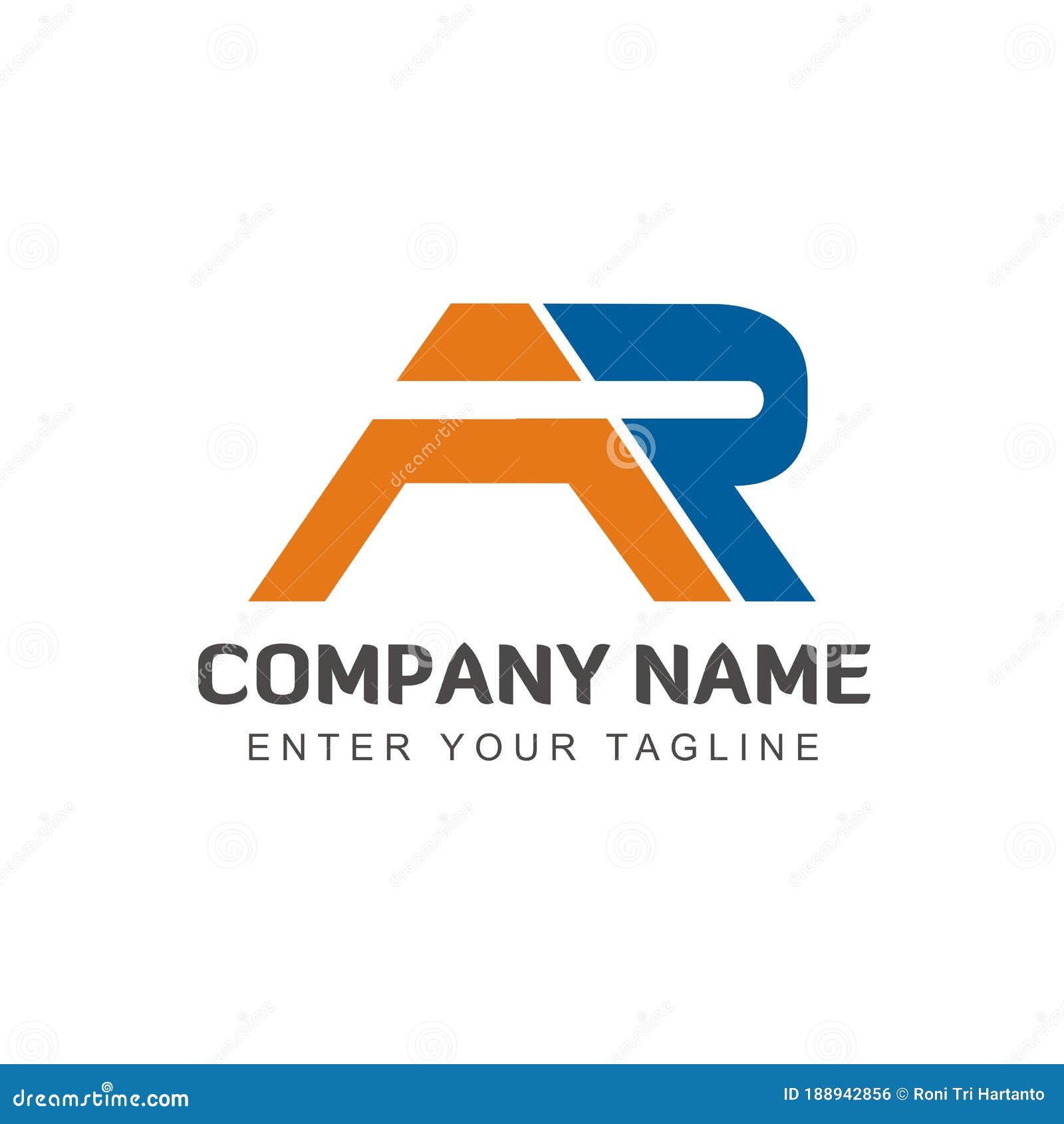 Initial AR Logo Design Inspiration Stock Vector - Illustration of ...