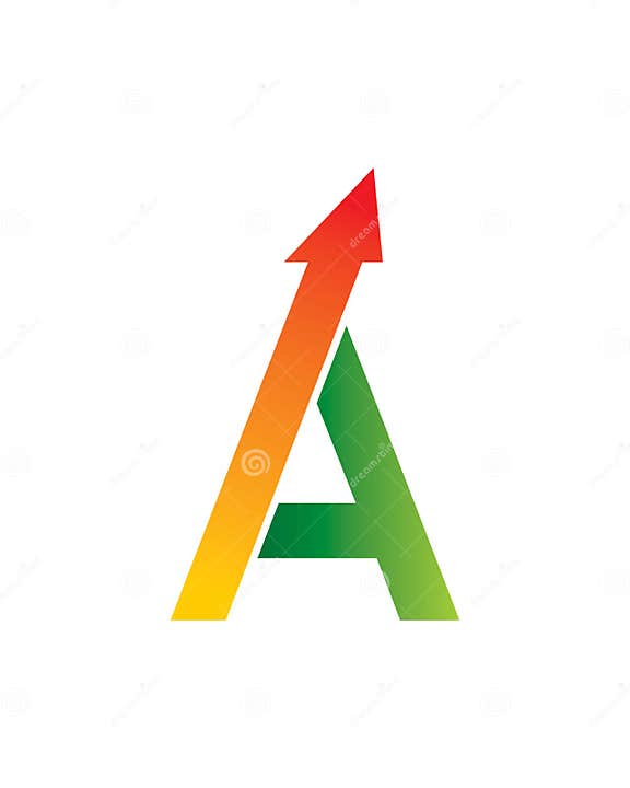 Initial Arrow Icon , Abstract Initial Logo Stock Illustration ...