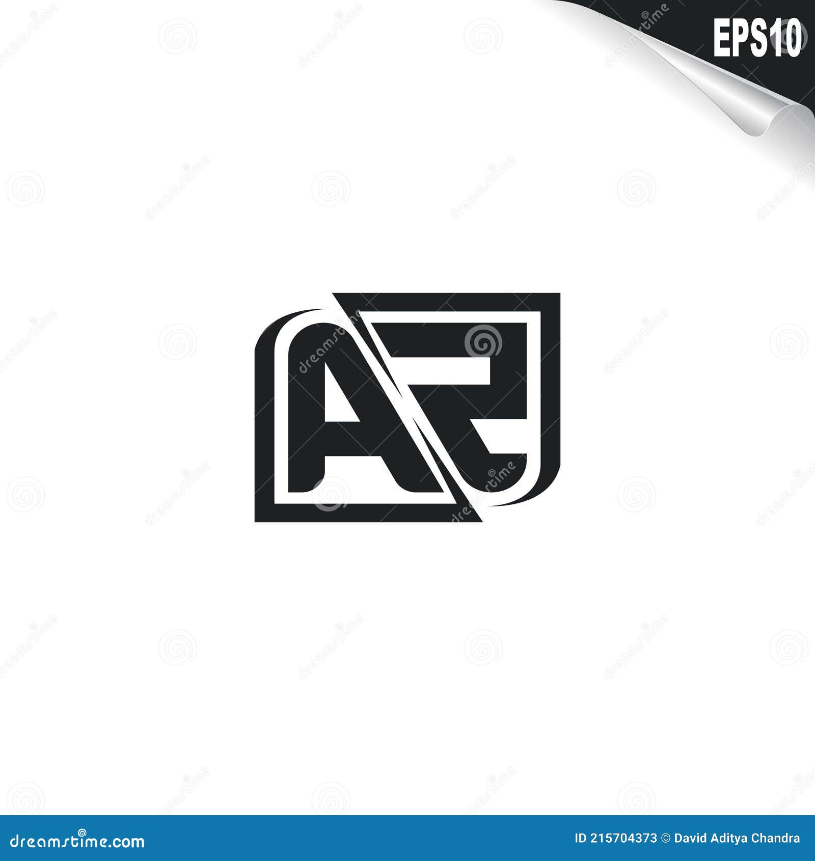 Initial AZ Logo Design with Shape Style, Logo Business Branding Stock ...