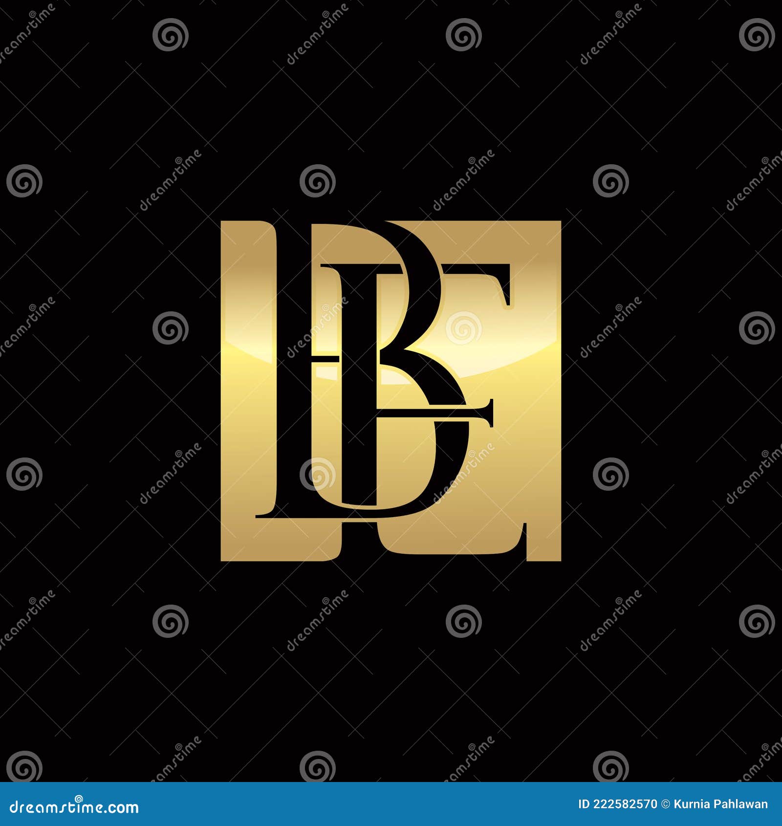 Initial B E Logo , Abstract B E Logo Stock Illustration - Illustration ...