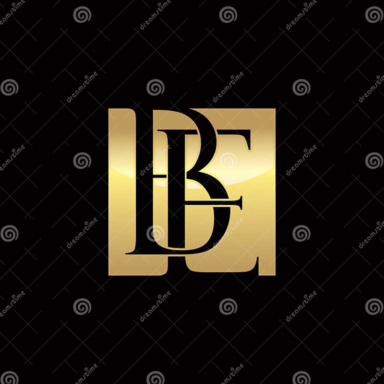 Initial B E Logo , Abstract B E Logo Stock Illustration - Illustration ...