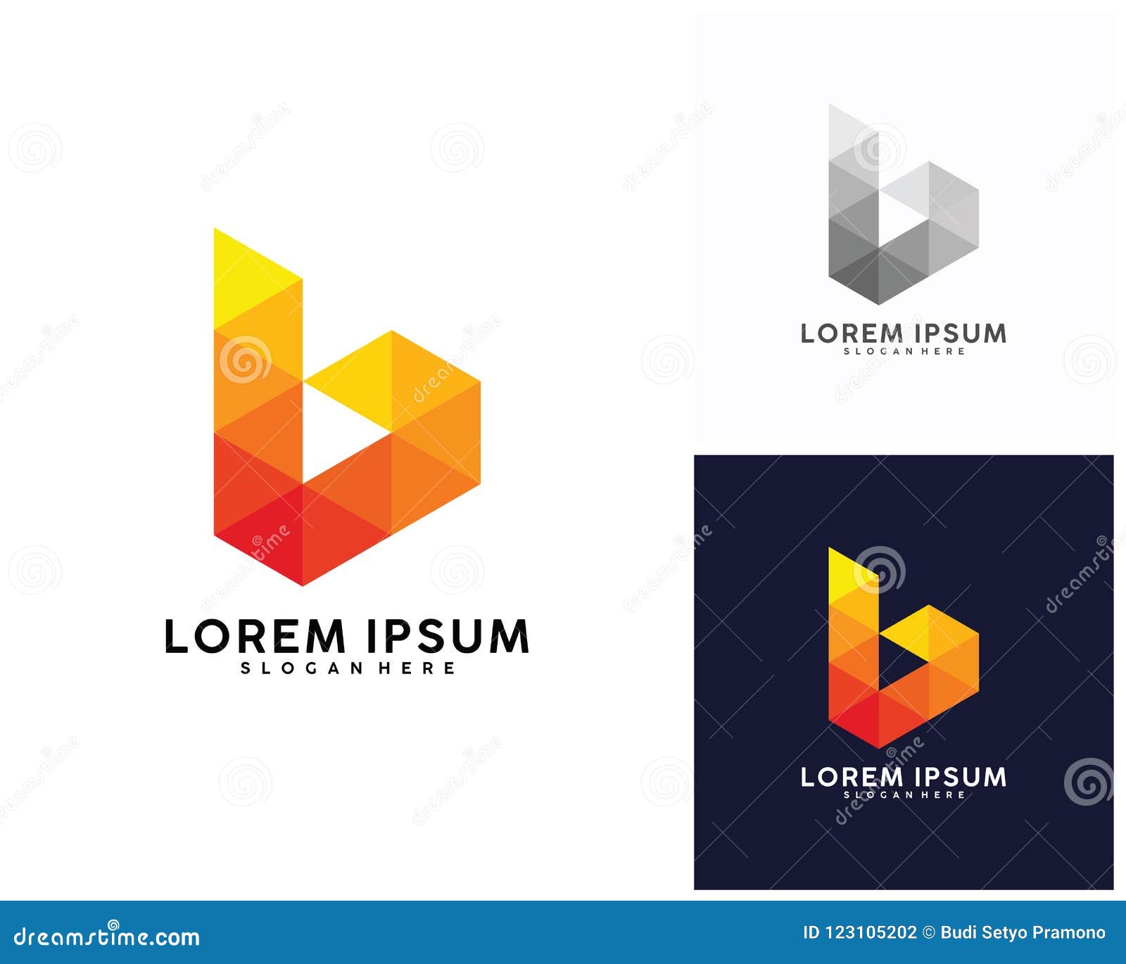 Initial B Logo Design Template, B Logo Vector Stock Vector ...