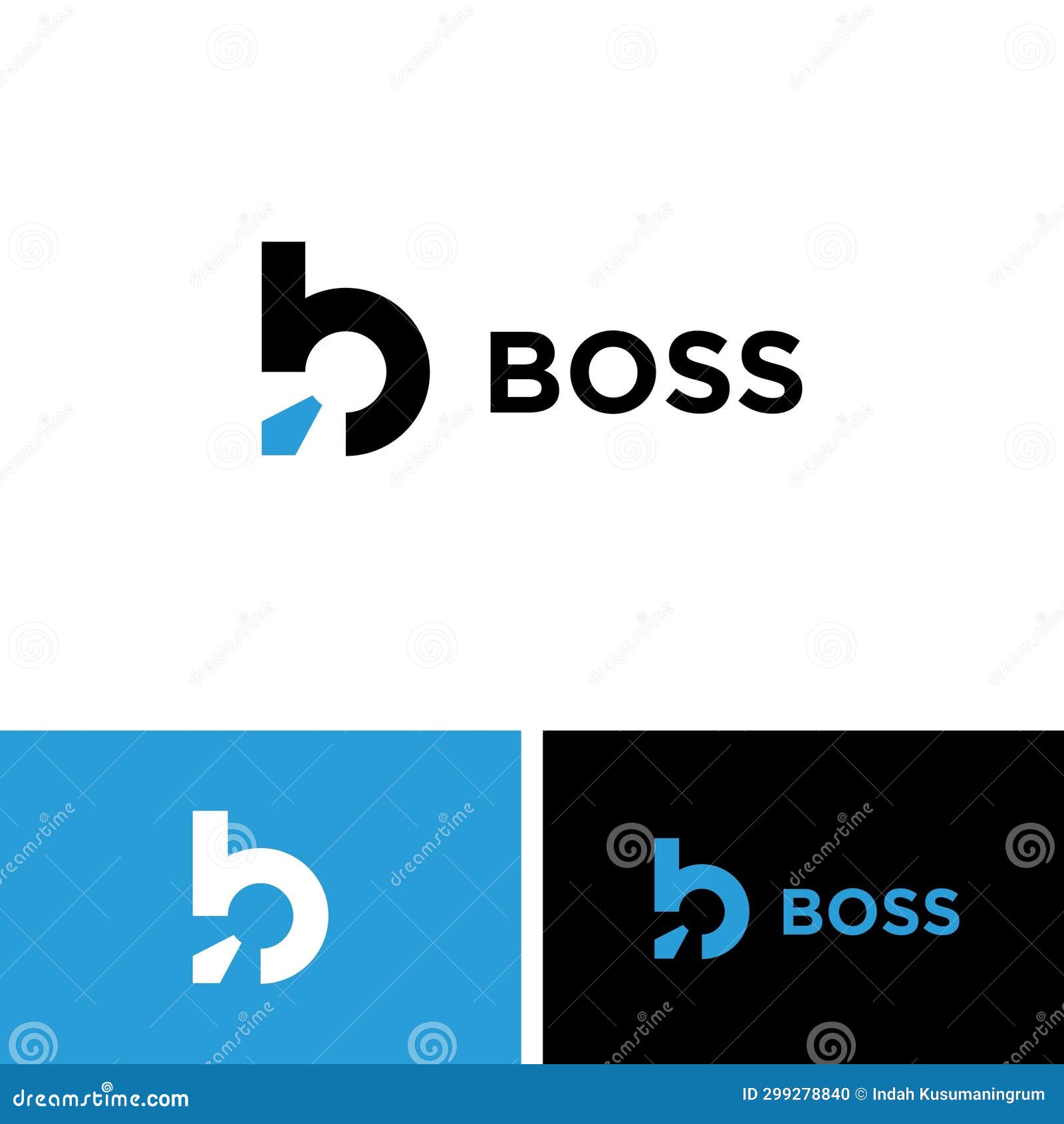 Initial B with Tie, Boss Logo Design Stock Vector - Illustration of ...