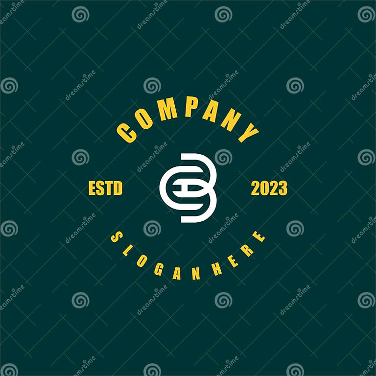 Initial Bac Bc Cb Monogram Logos Stock Vector Illustration Of Logo Banner 265339276