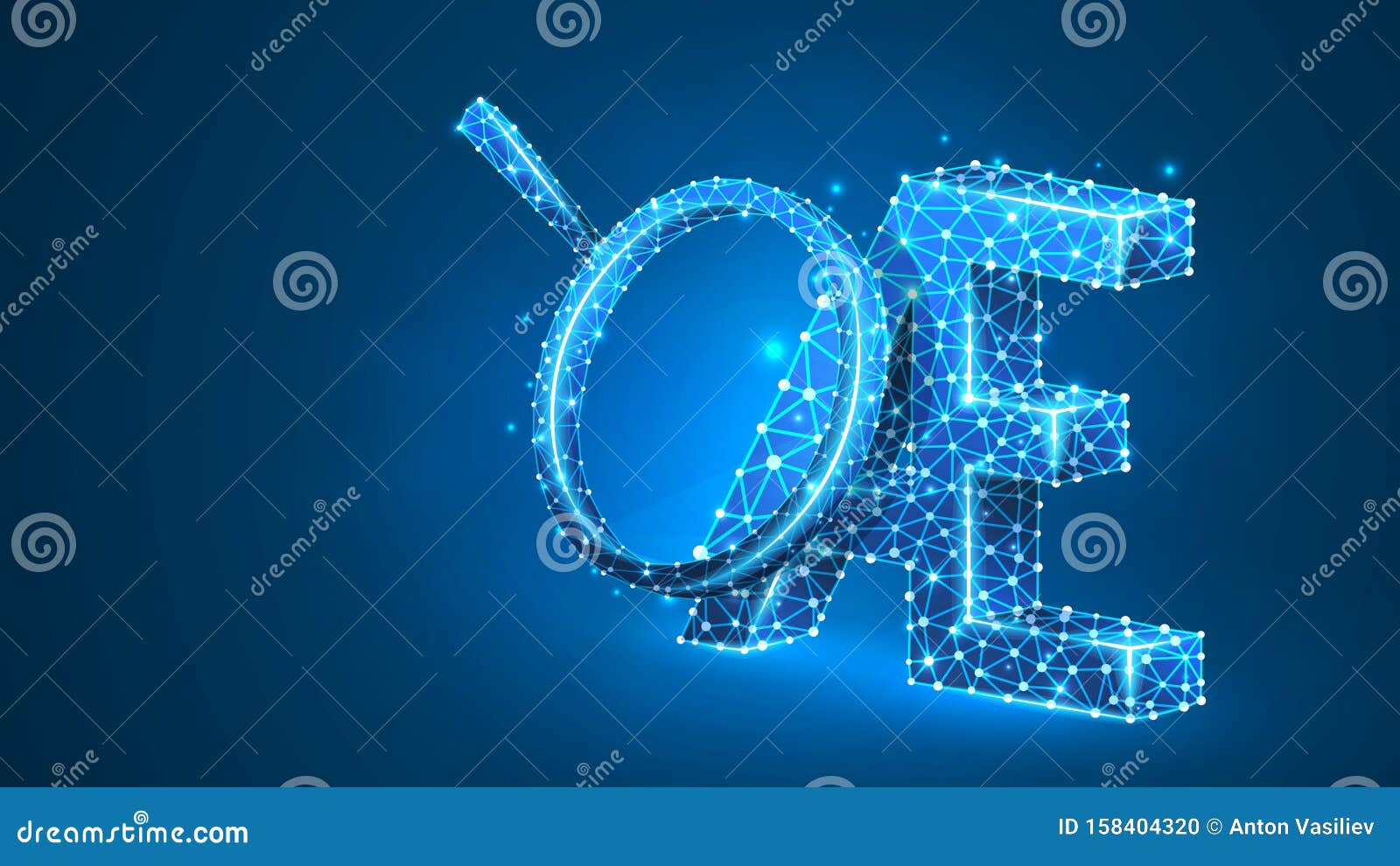 Initial Based Clean AE Letter Symbol with Magnifying Glass. Alphabet ...