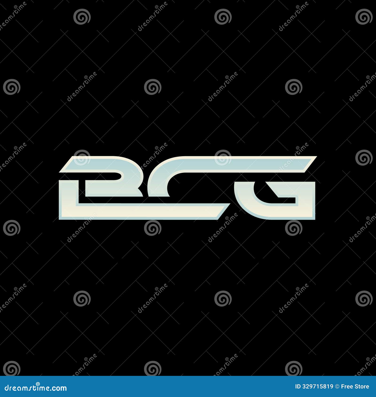 Initial BCG Geometric Modern Business Creative Simple Technology Logo ...