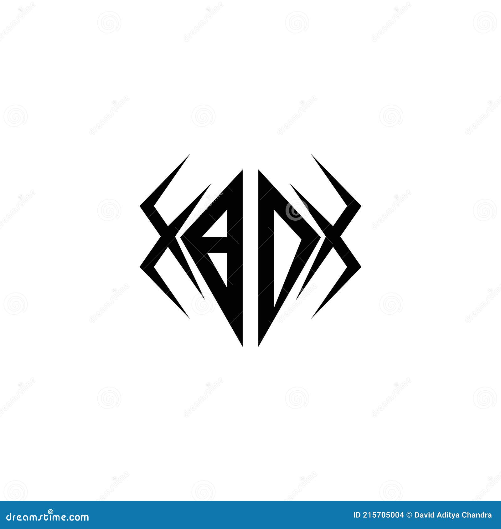 Initial BD Logo Design with Cool Style, Logo Business Branding Stock ...