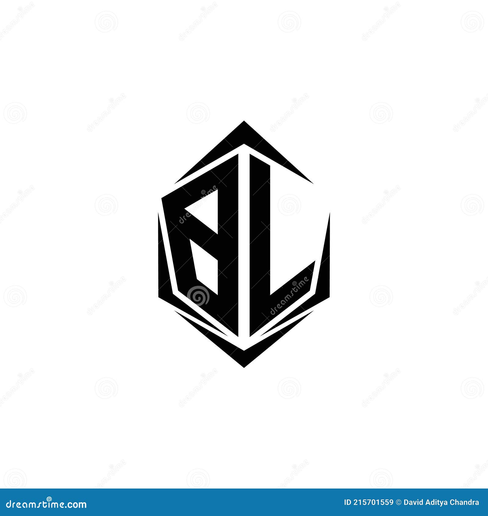 Initial BL Logo Design, Initial BL Logo Design with Shield Style, Logo ...