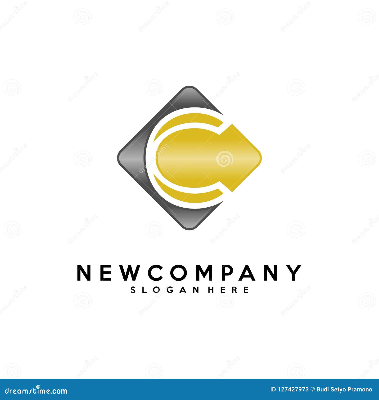 Initial C Logo Vector Template Stock Vector - Illustration of line ...