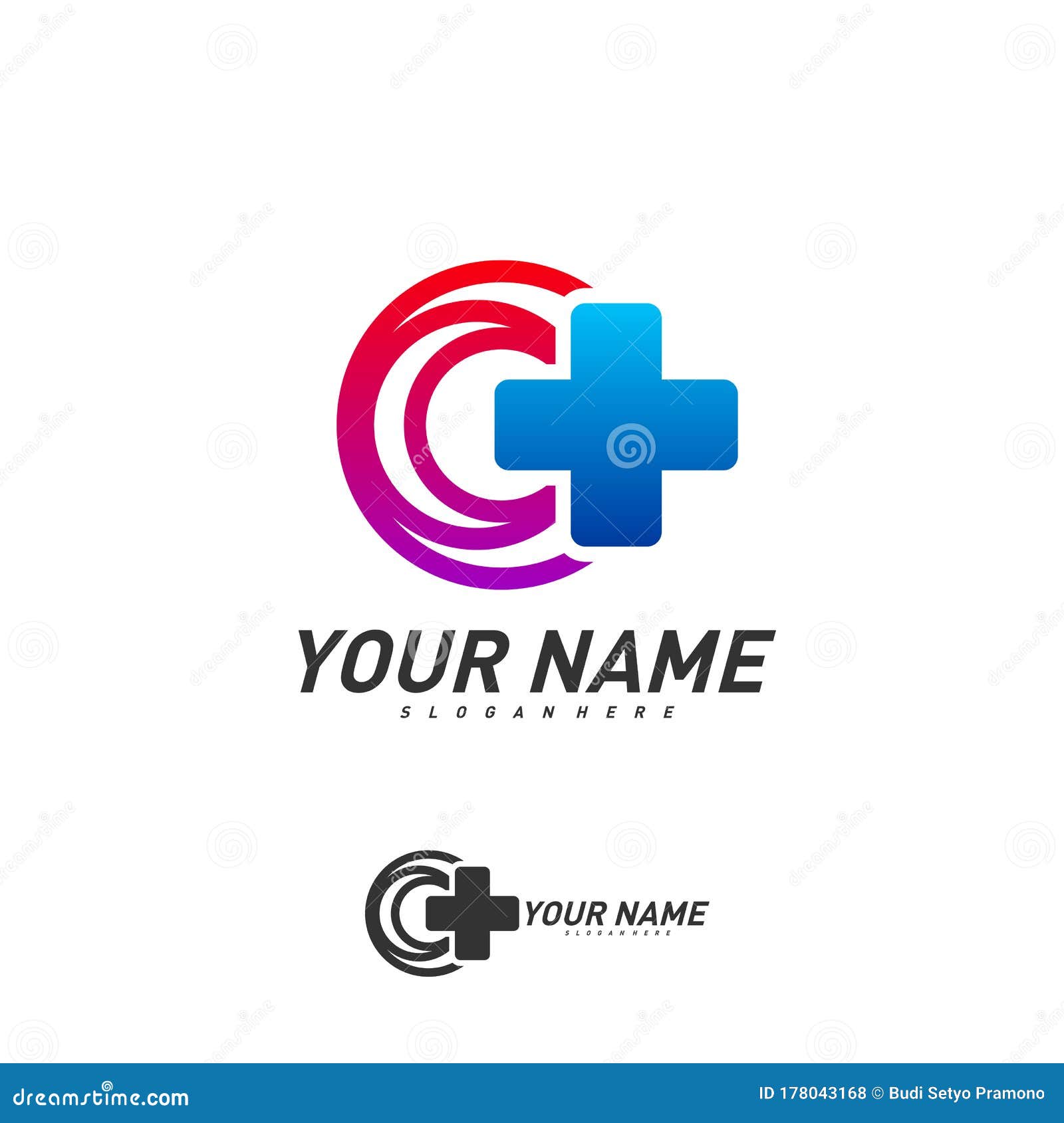 Initial C Plus Logo Design Vector Template, Creative Health Logo ...