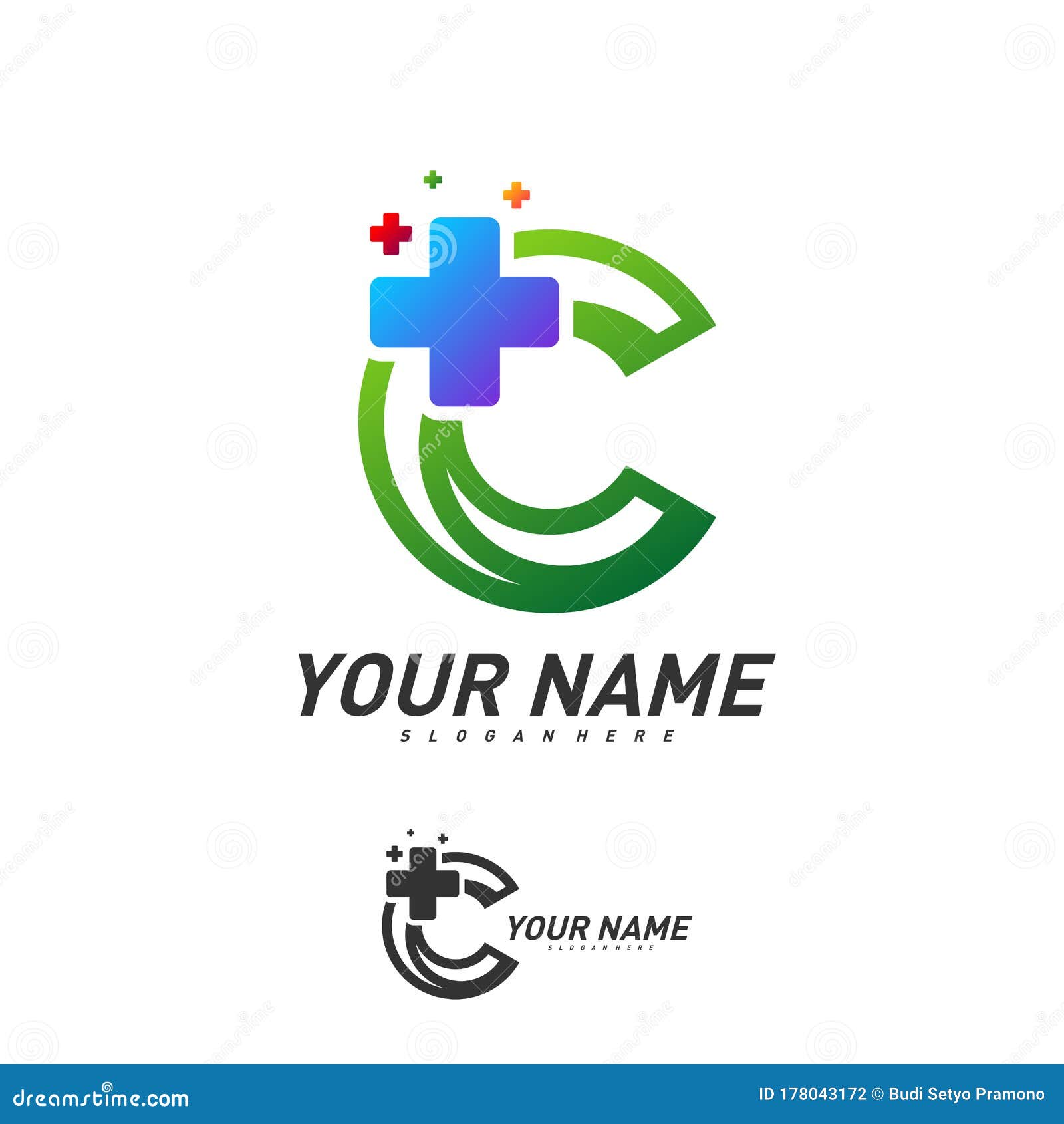 Initial C Plus Logo Design Vector Template, Creative Health Logo ...