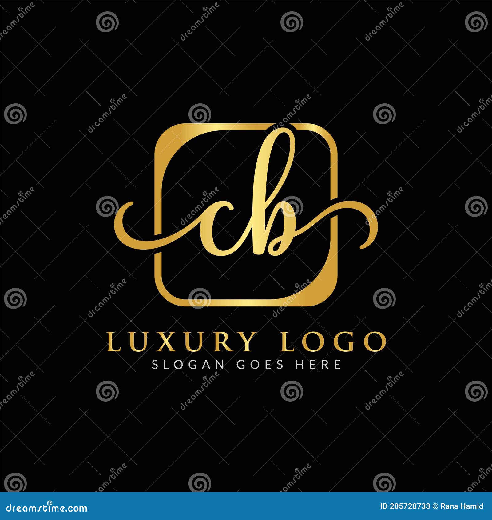 Initial CB Letter Logo Creative Modern Typography Vector Template ...