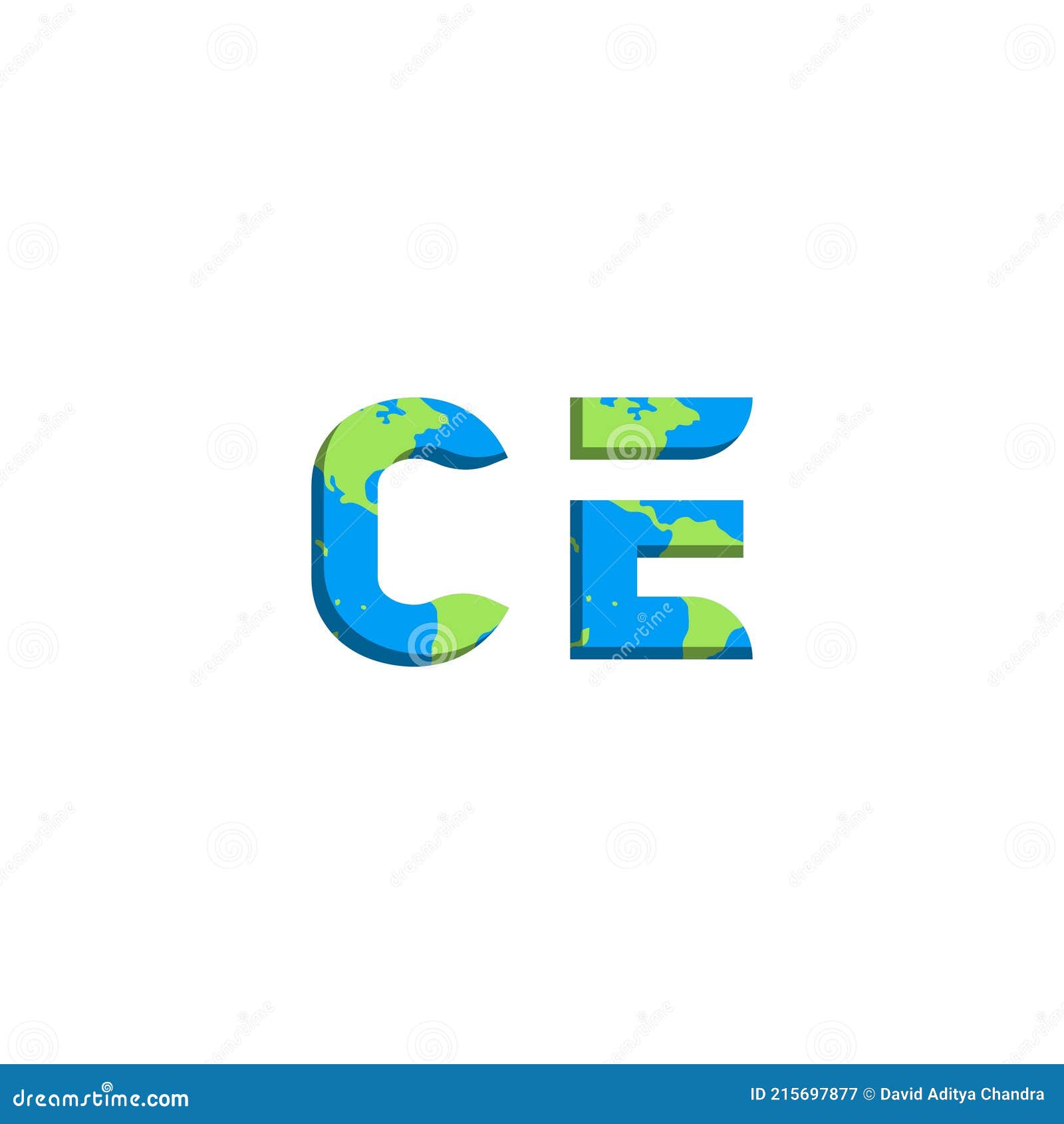 Initial CE Logo Design with World Map Style, Logo Business Branding ...