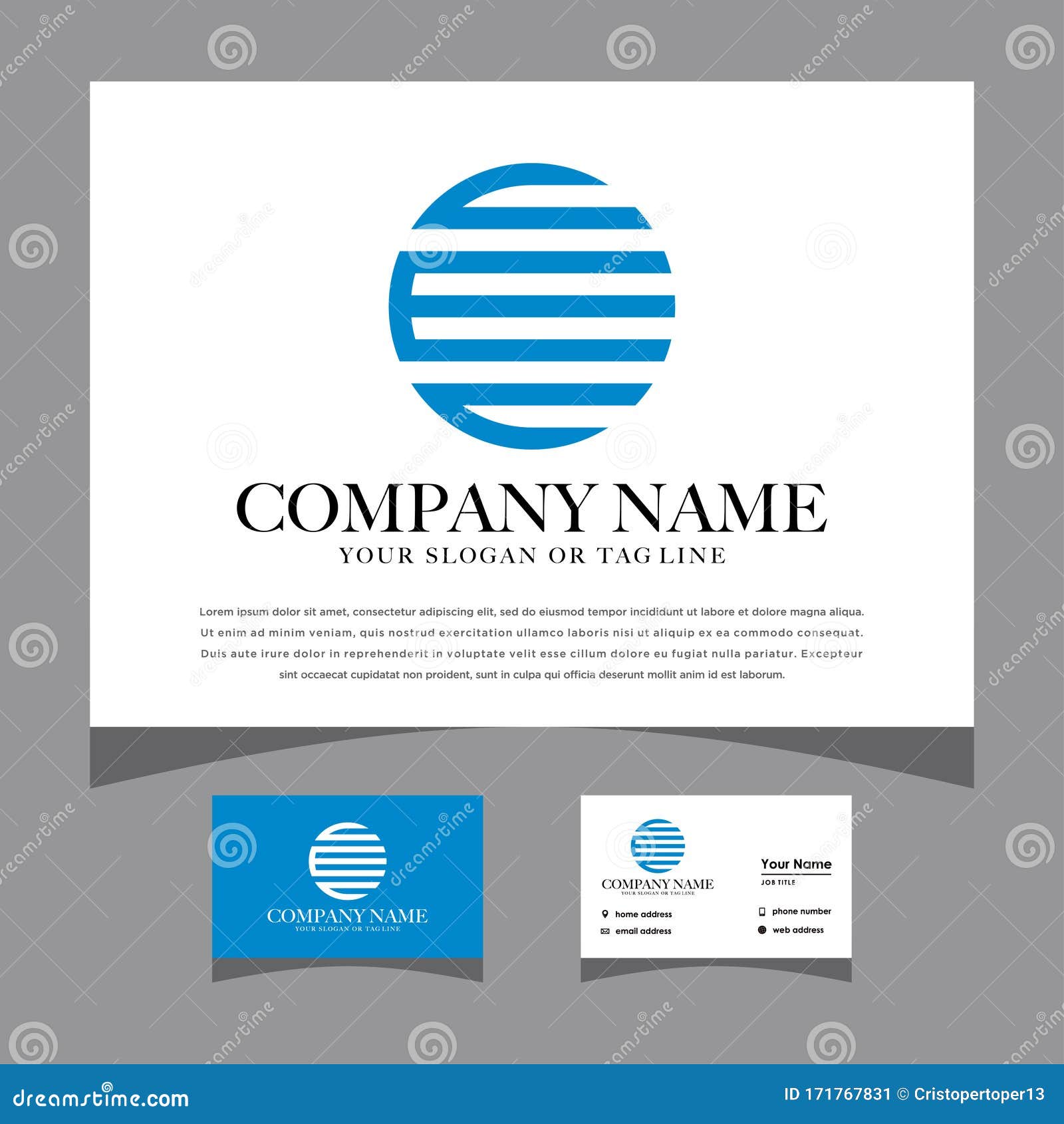 Initial Cec Logo Design for Various Business Vector Stock Vector ...