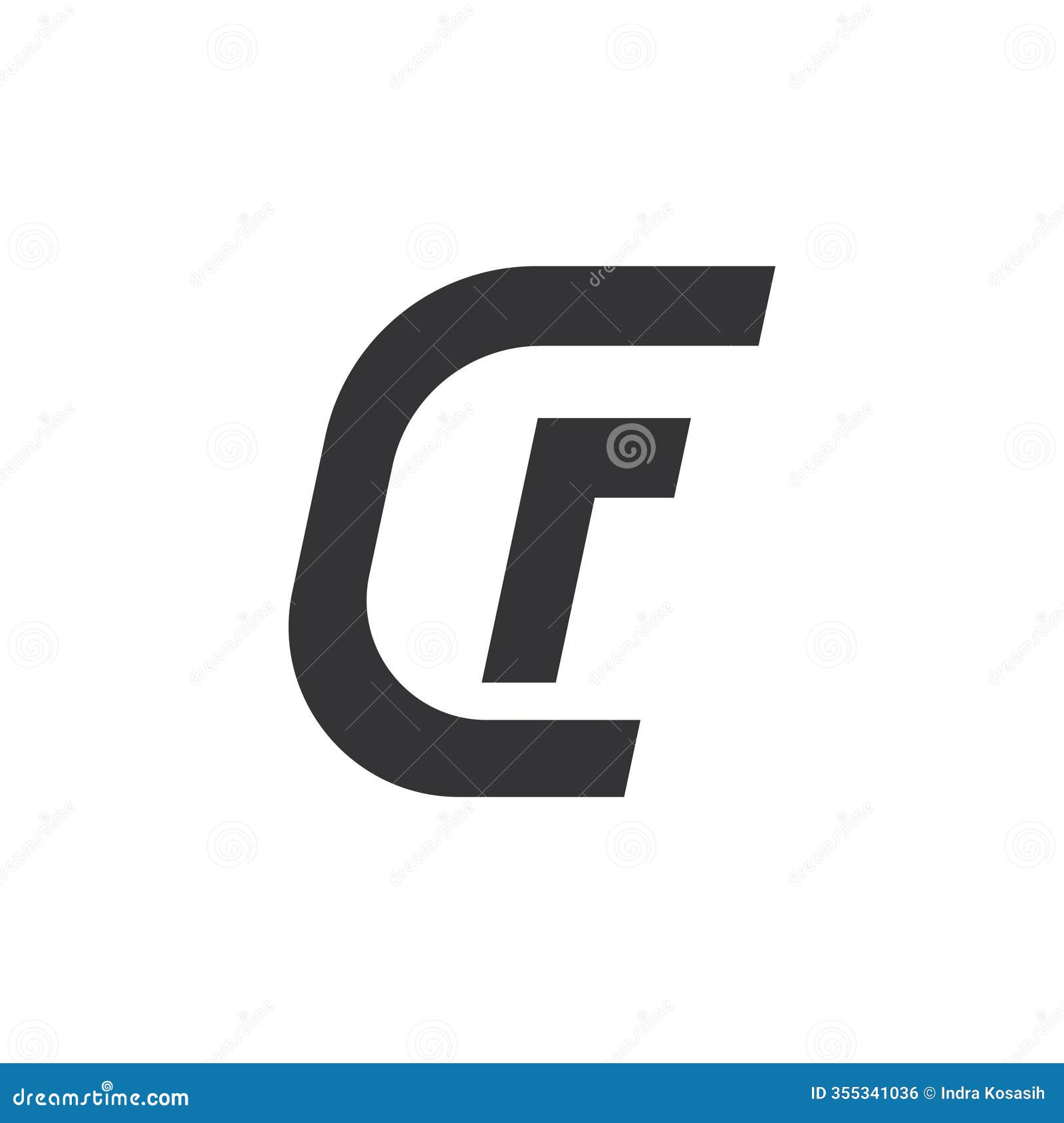 Initial Cf Logo Vector Design. Sign of Cf or Fc Letter Logo Vector Icon ...