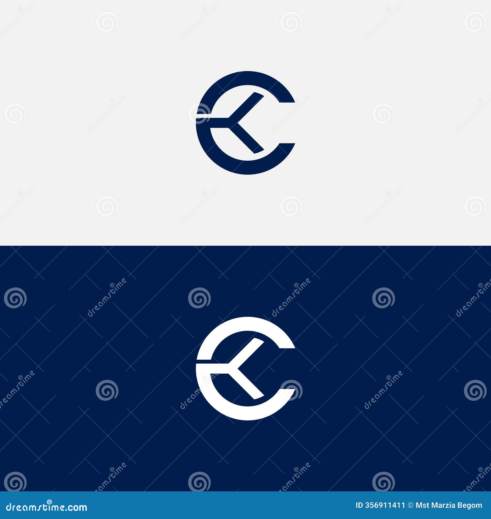 Initial CK, KC Alphabets Letters Logo Monogram. CK Letter Logo Design ...