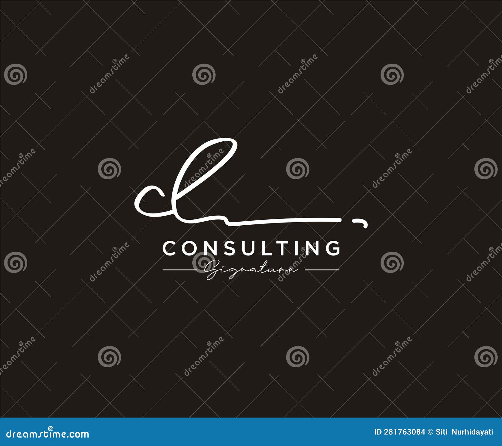 Initial CL Signature Logo Collection Template Vector. Hand Drawn ...