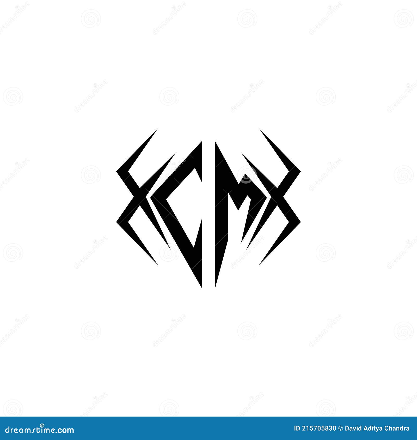 Initial CM Logo Design with Cool Style, Logo Business Branding Stock ...