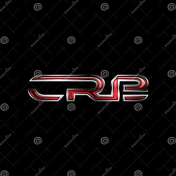 Initial CRB Chromatic Modern Technology Creative Business Simple Logo ...