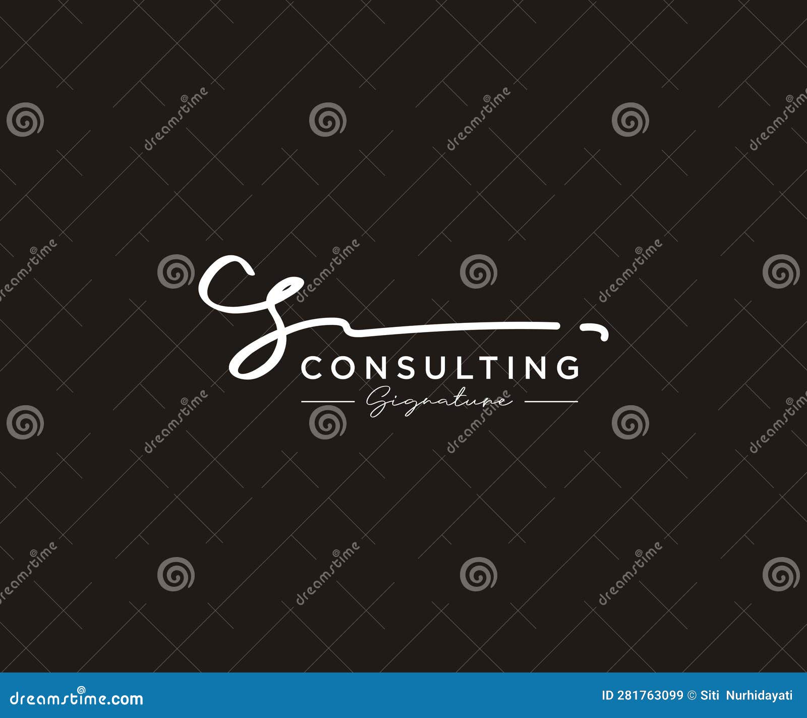 Initial CS Signature Logo Collection Template Vector. Hand Drawn ...