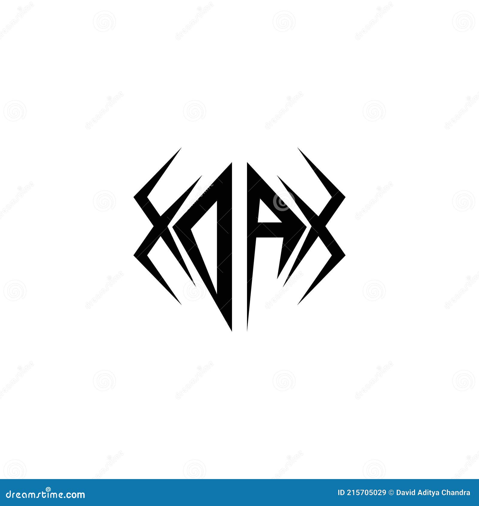 Initial DA Logo Design with Cool Style, Logo Business Branding Stock ...