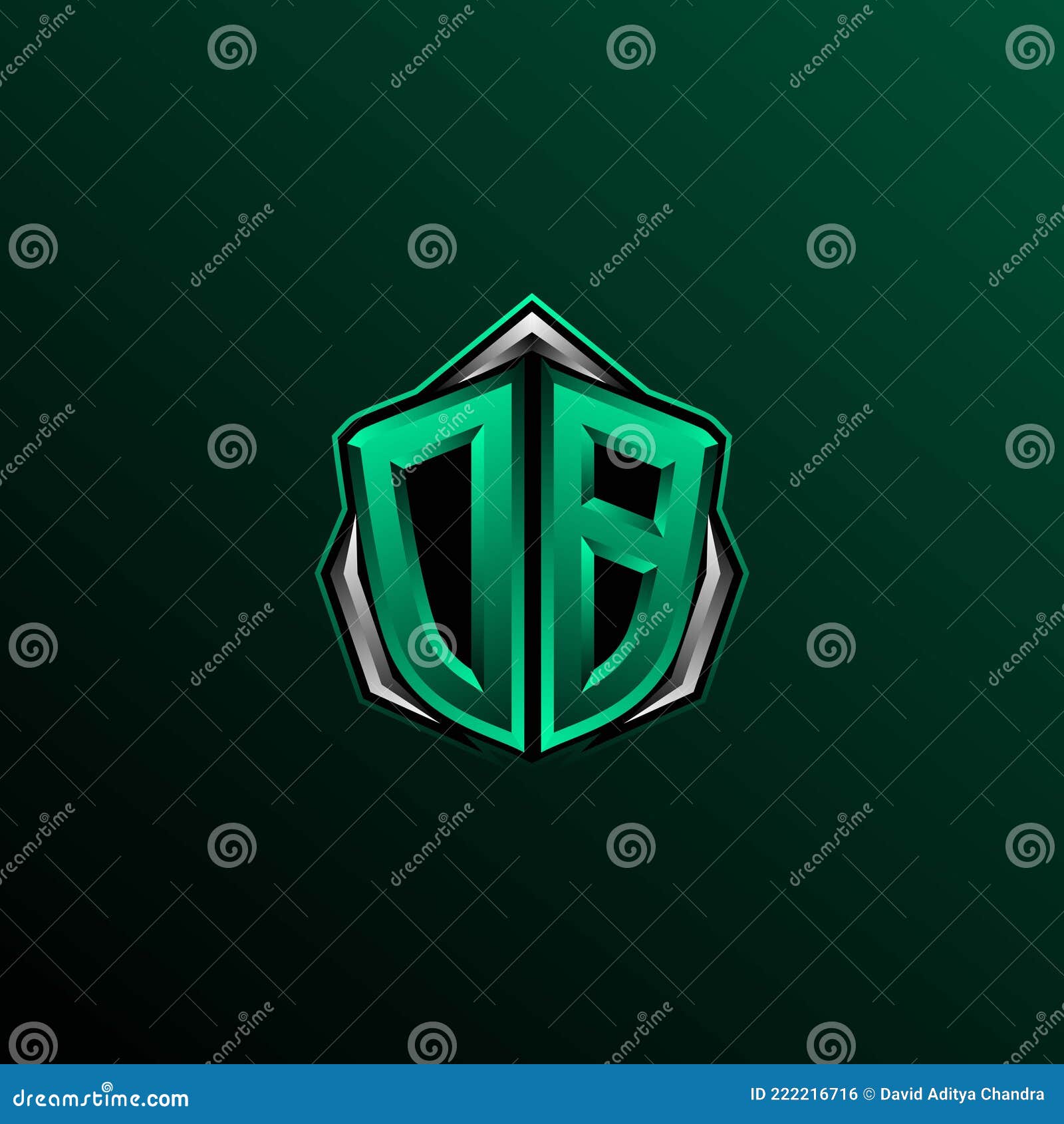 Initial DB Logo Design, Initial DB Logo Design with Circle Style, Logo ...