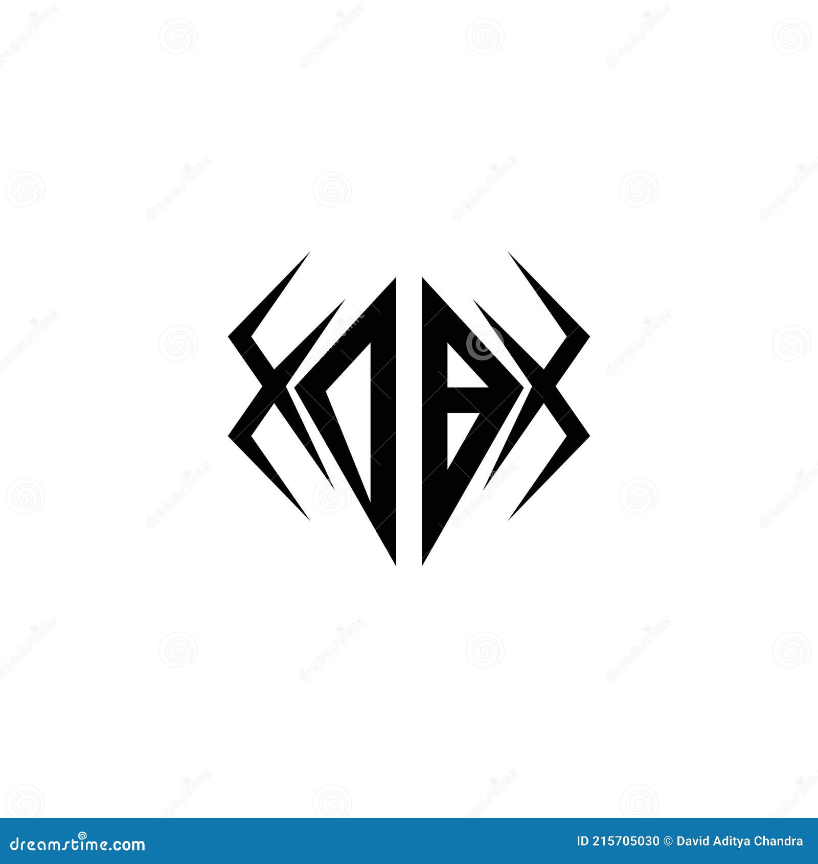 Initial DB Logo Design with Cool Style, Logo Business Branding Stock ...