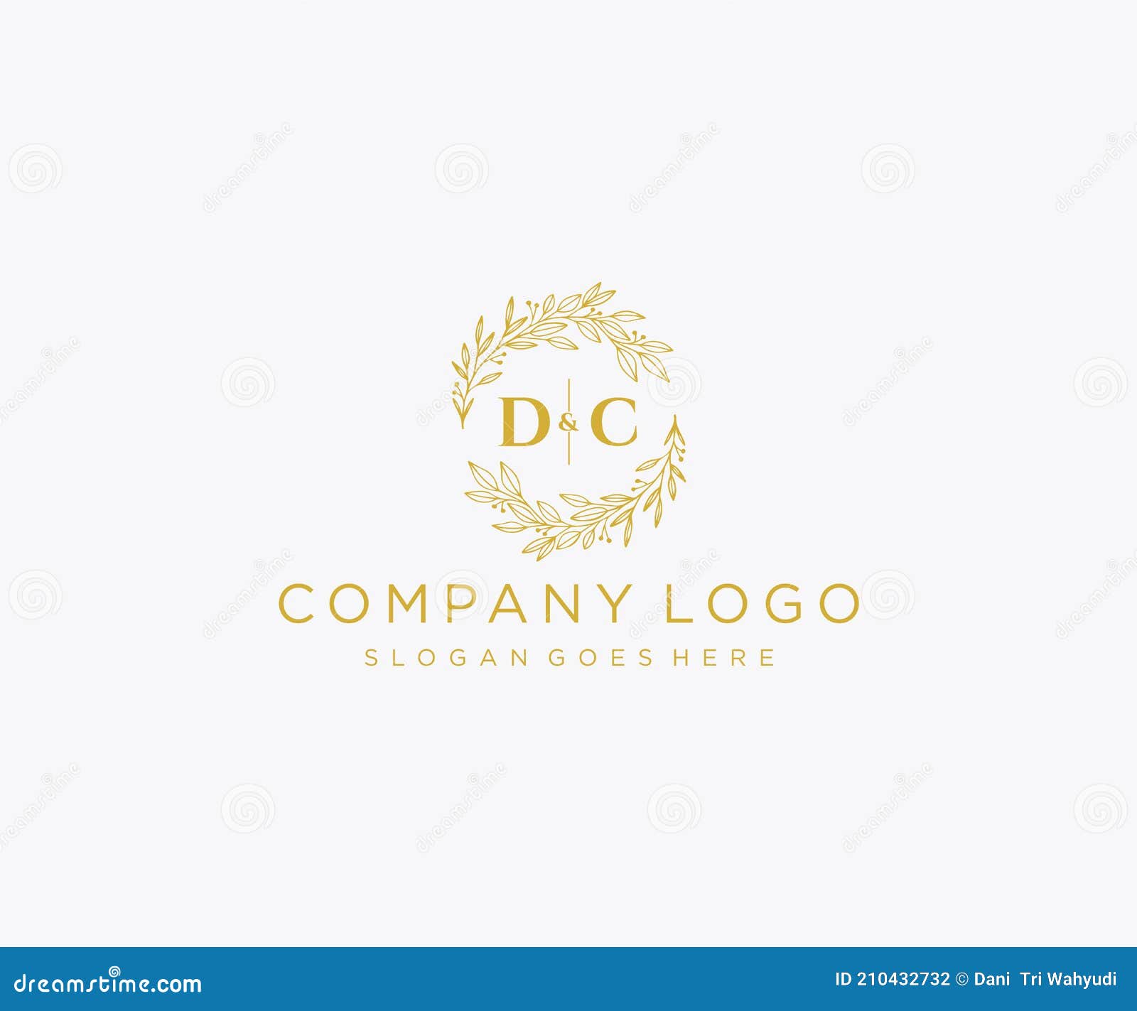 Initial DC Letters Floral Frames. Monogram Wedding, Wedding Invitation ...